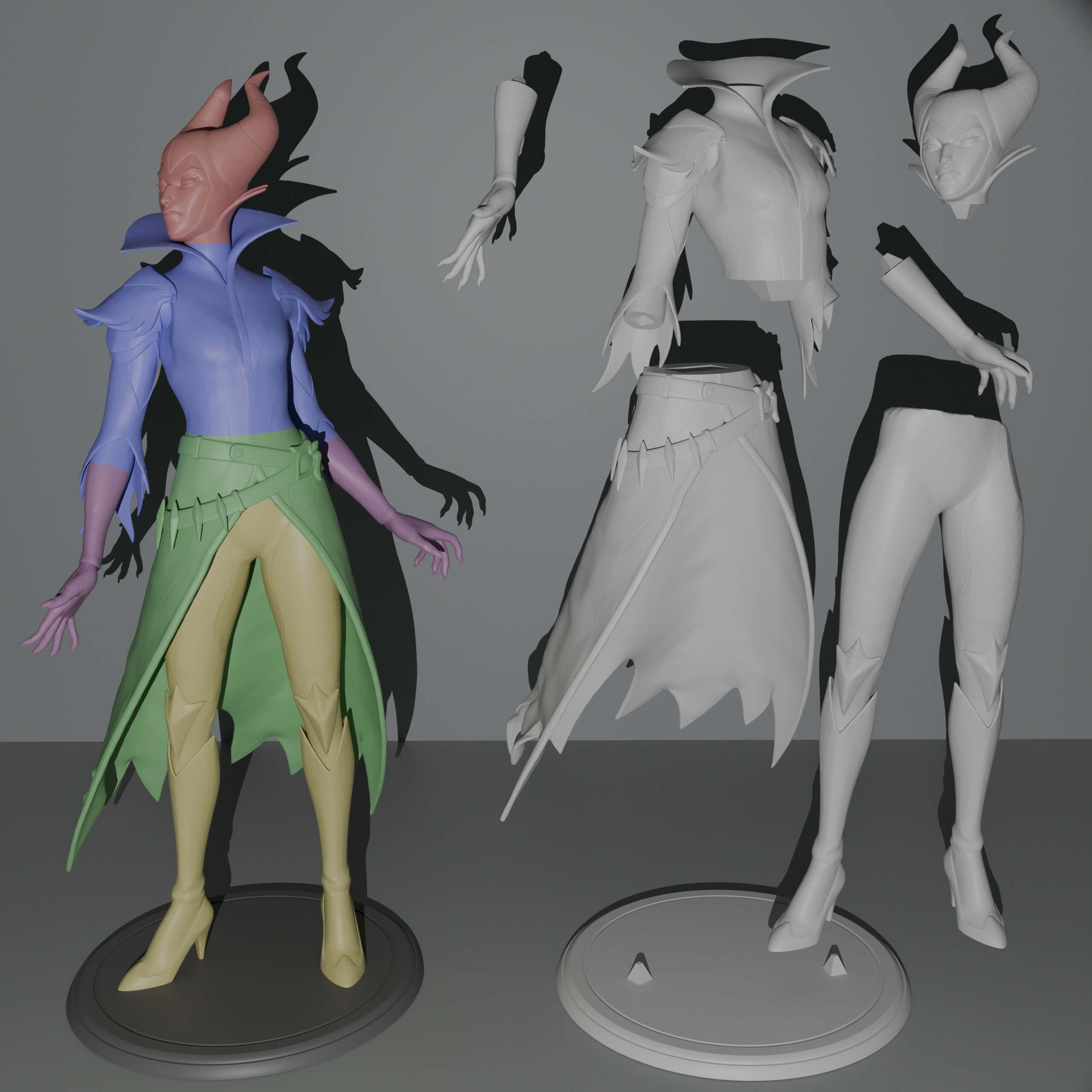 Maleficent Walt Disney - 3D Model by Moogar