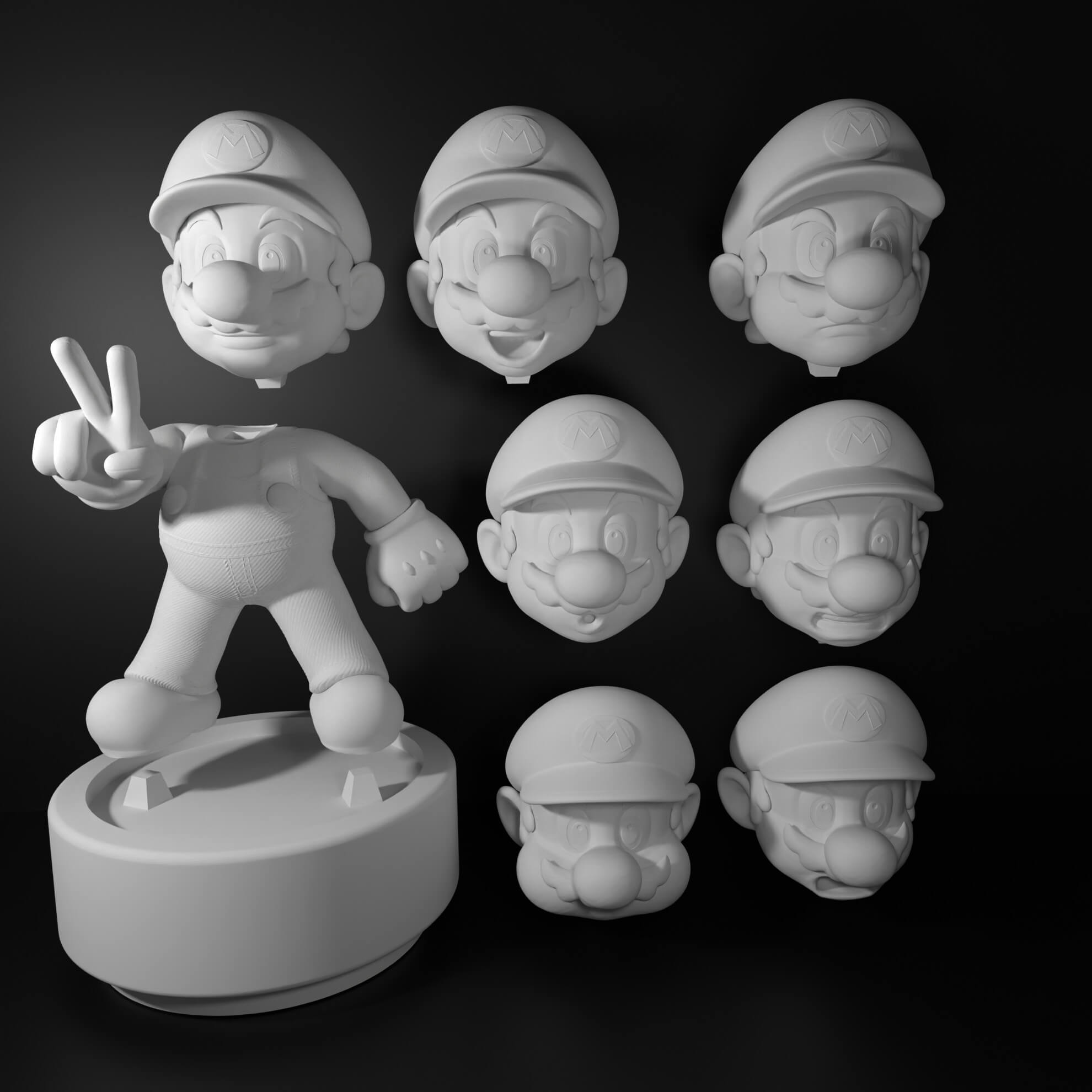 Mario 3dprint - 3D Model by Moogar
