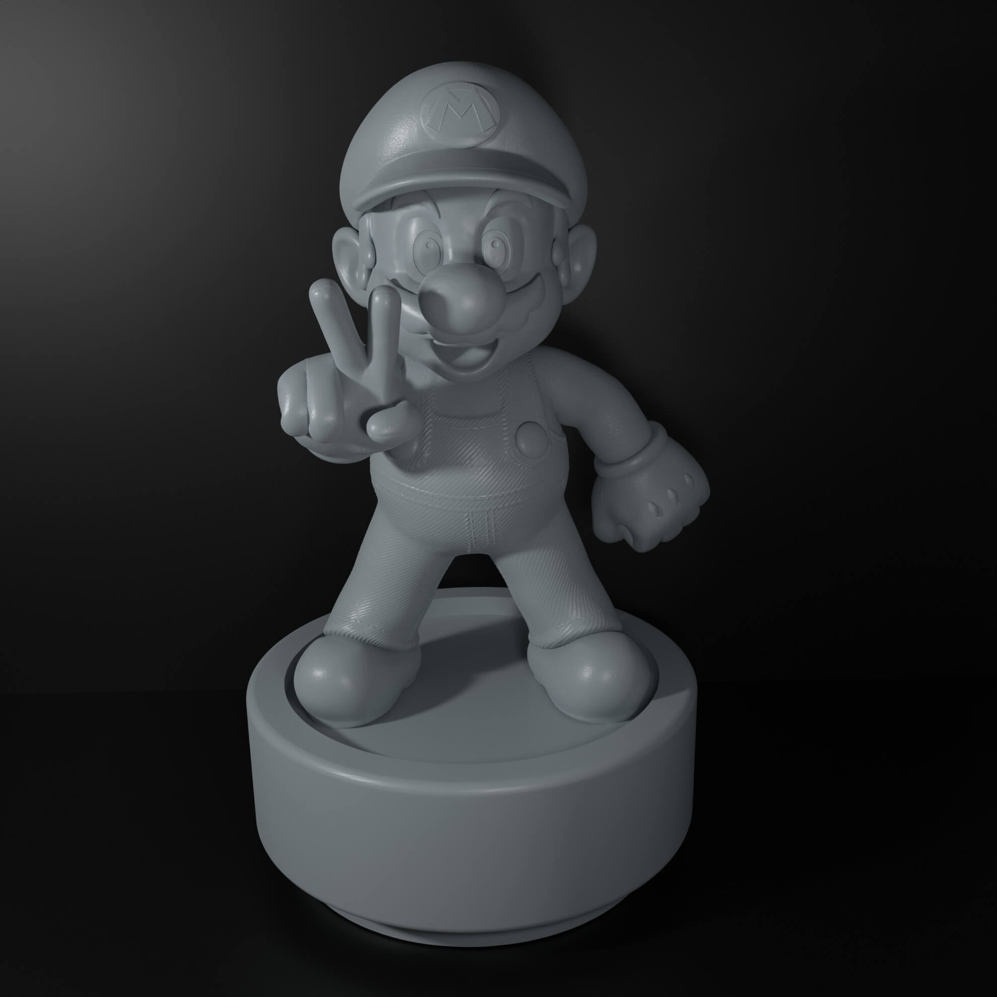 Mario 3dprint - 3D Model by Moogar