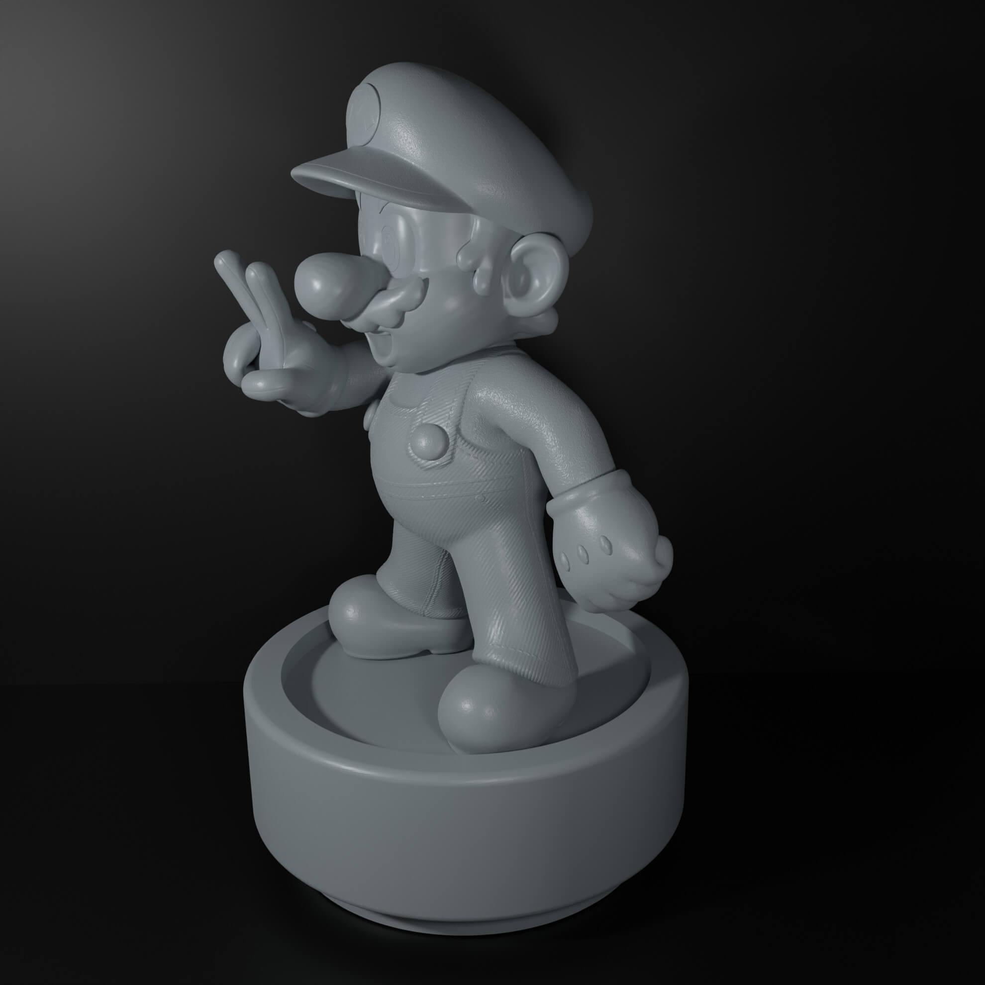 Mario 3dprint - 3D Model by Moogar