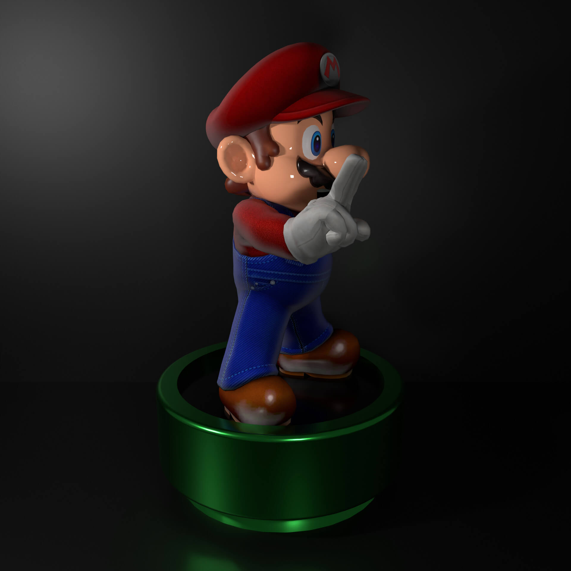 Mario 3dprint - 3D Model by Moogar