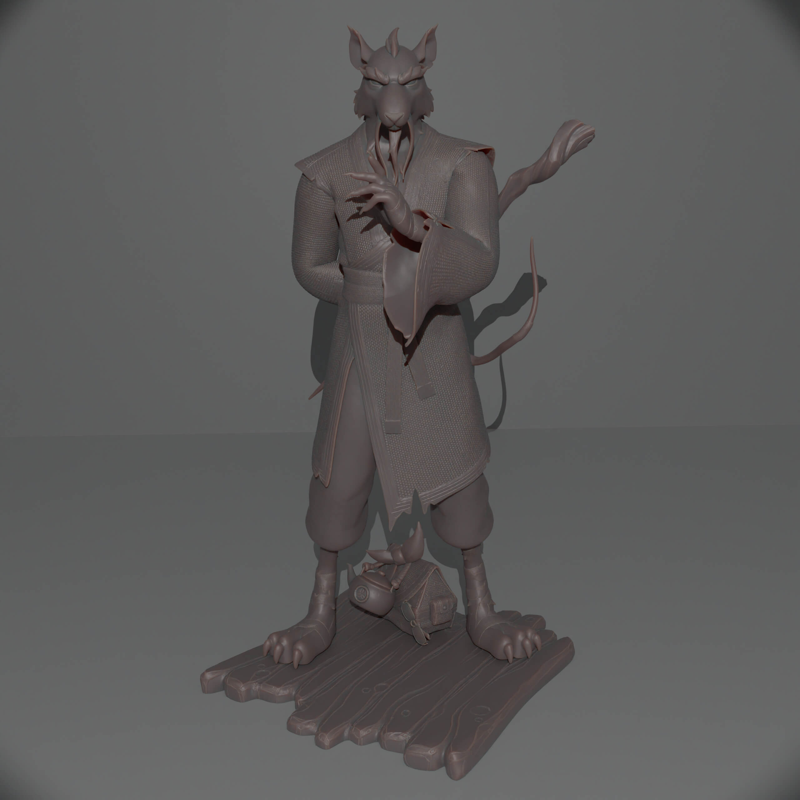 Master Splinter - 3D Model by Moogar