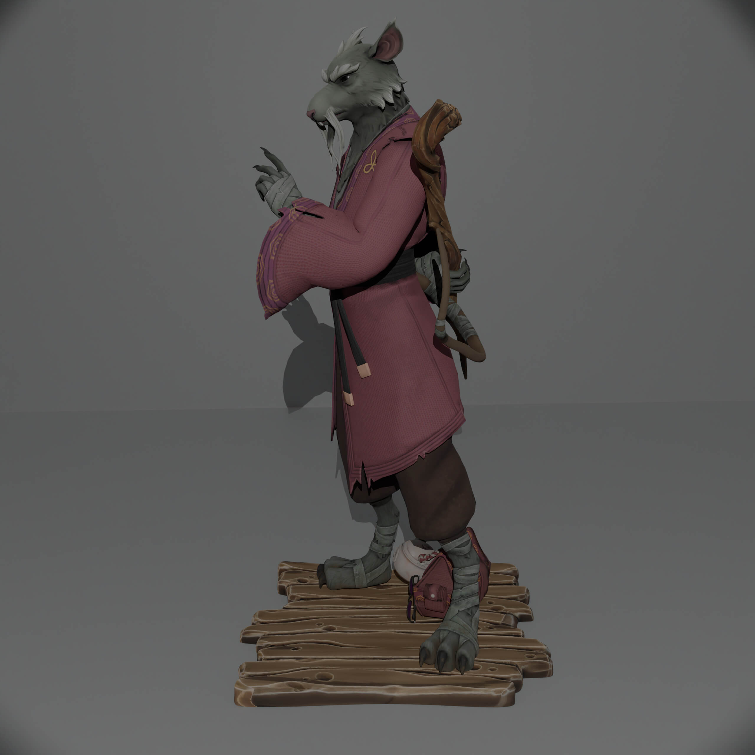 Master Splinter - 3D Model by Moogar