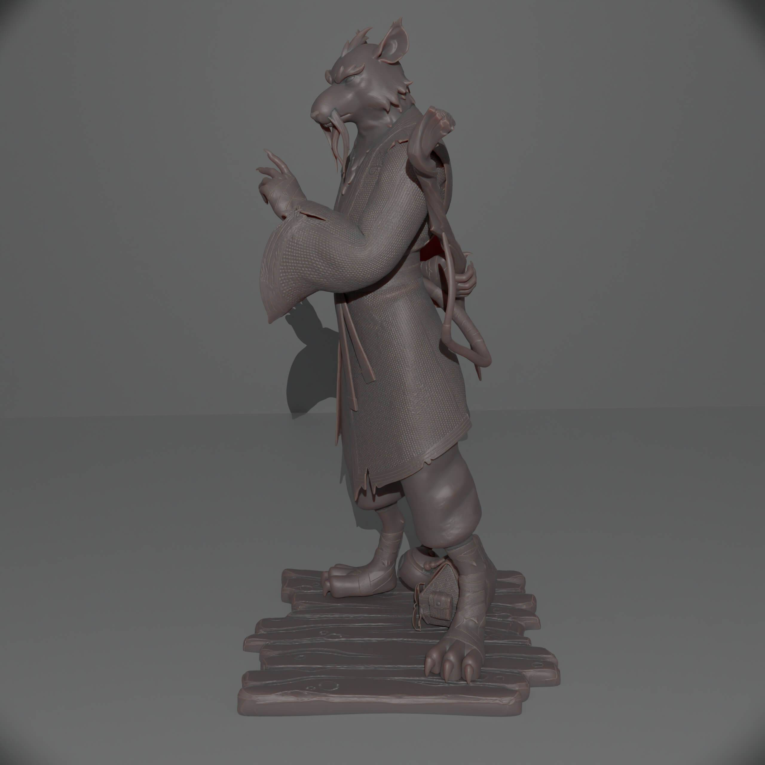 Master Splinter - 3D Model by Moogar