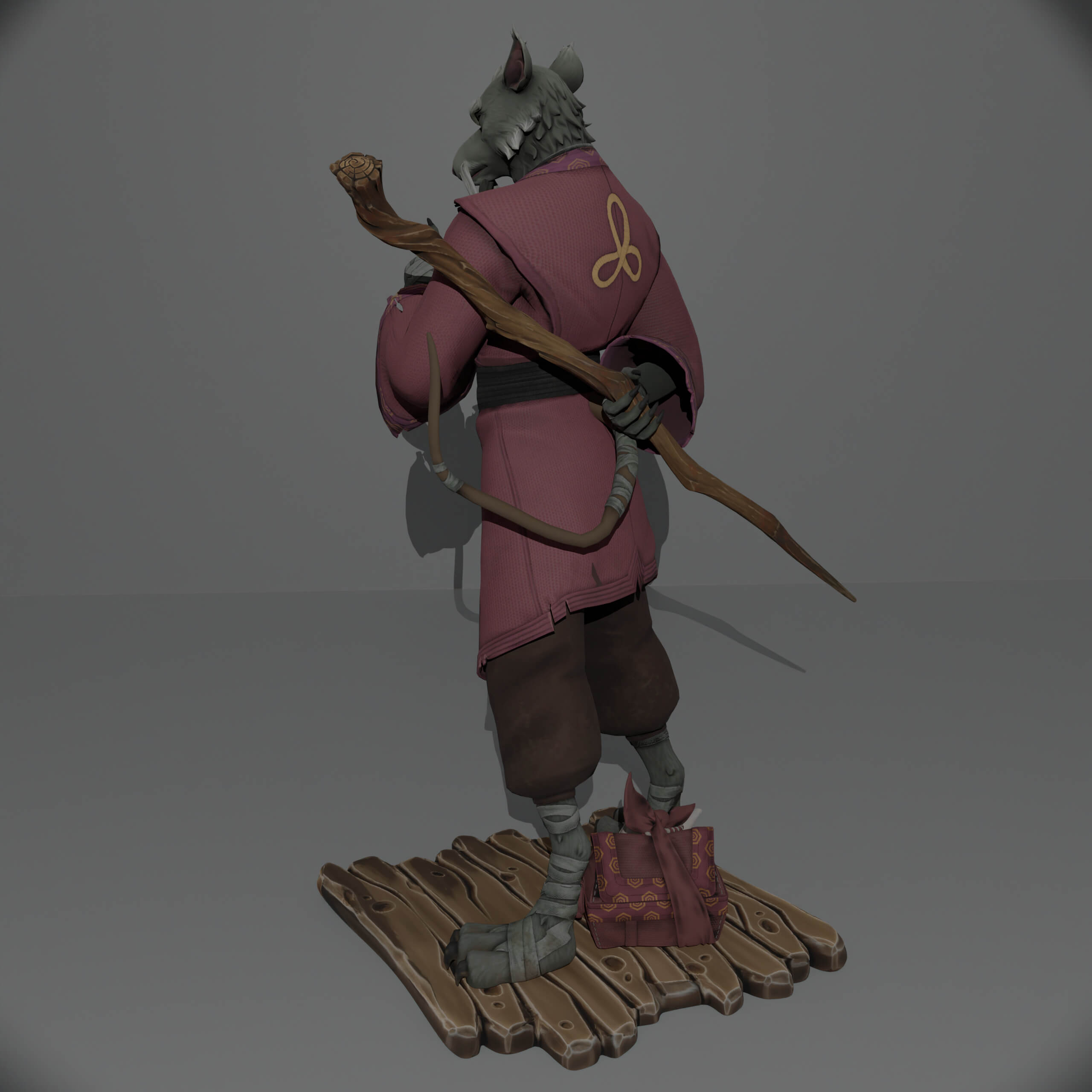 Master Splinter - 3D Model by Moogar