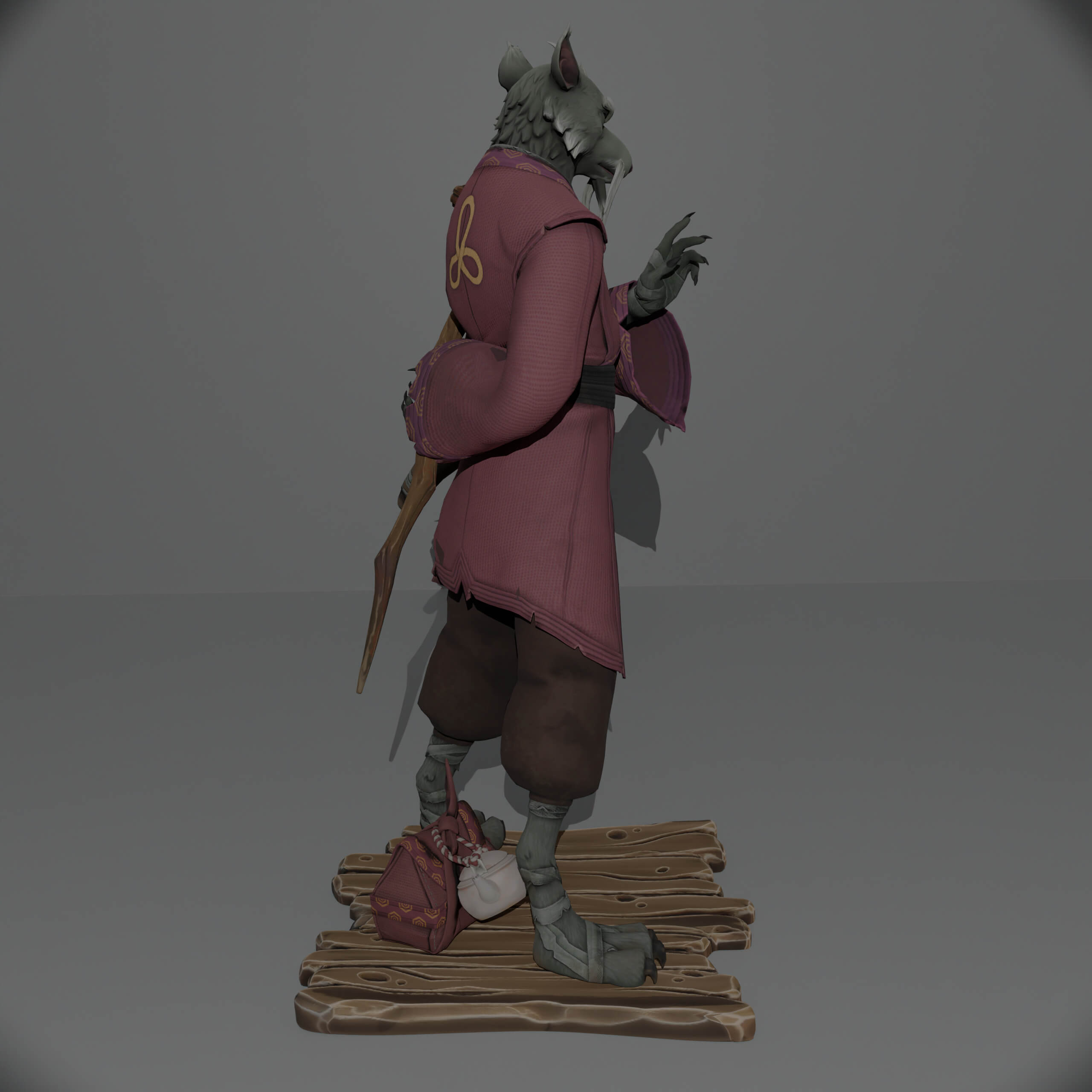 Master Splinter - 3D Model by Moogar