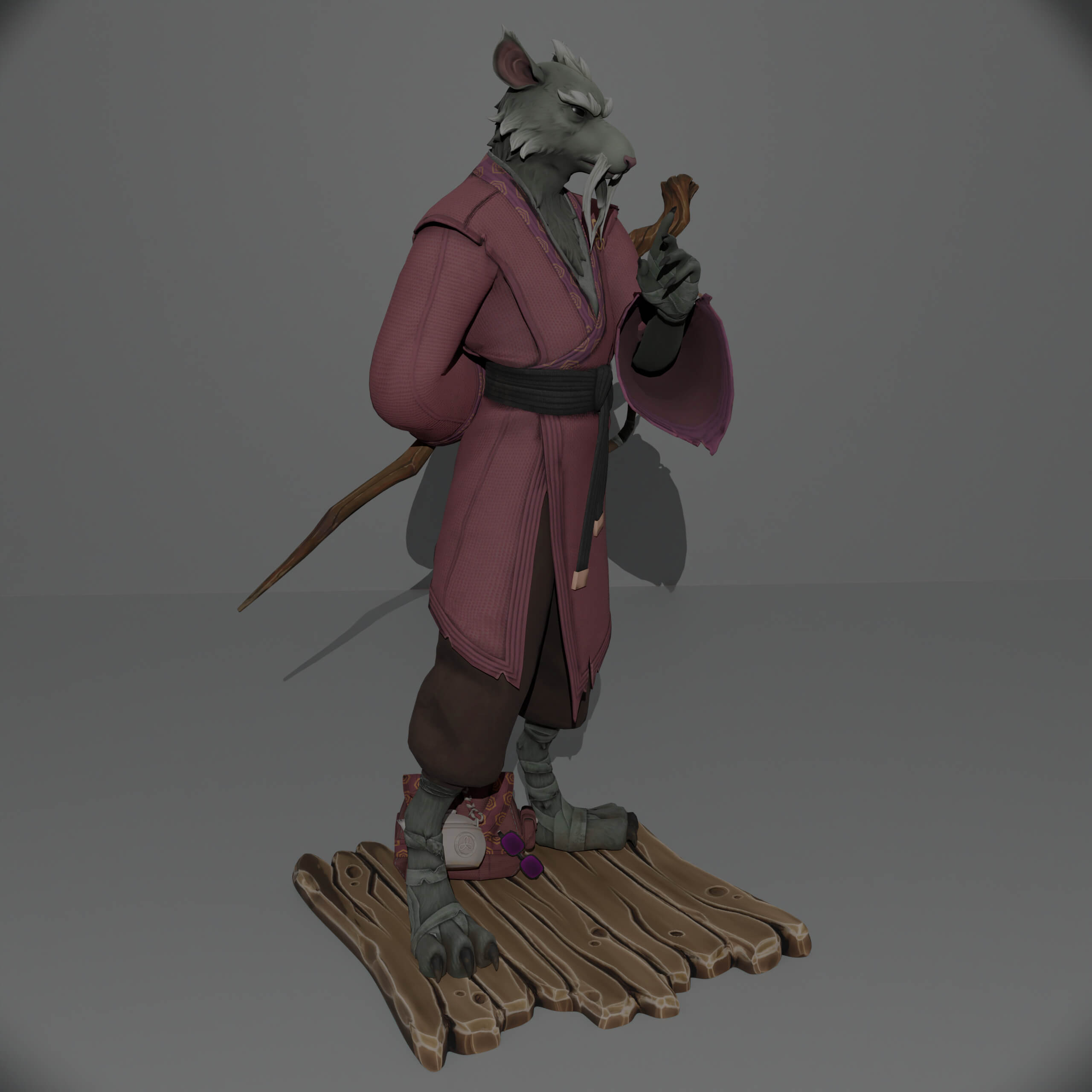 Master Splinter - 3D Model by Moogar