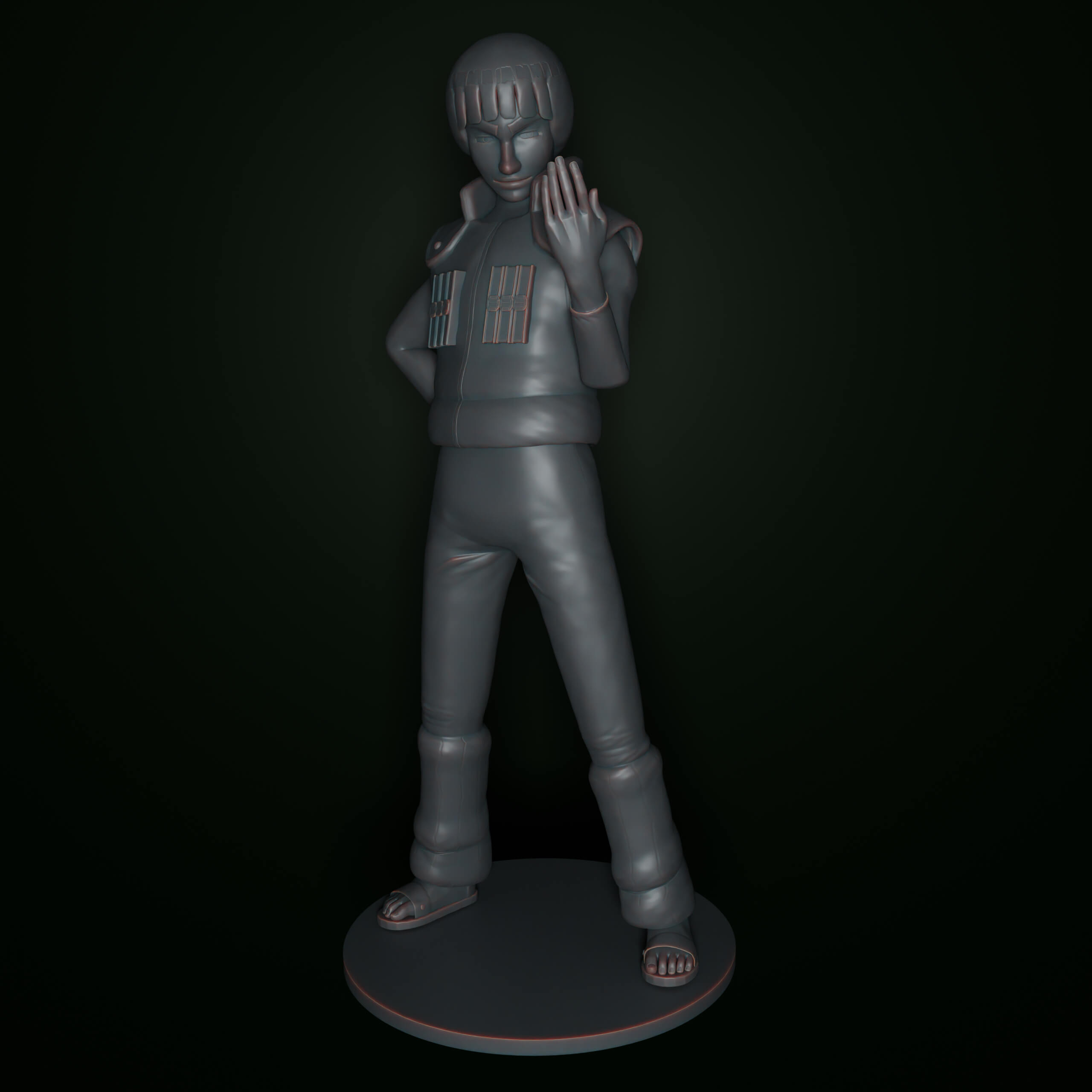 Might Gui - Naruto 3D Print Model by Moogar