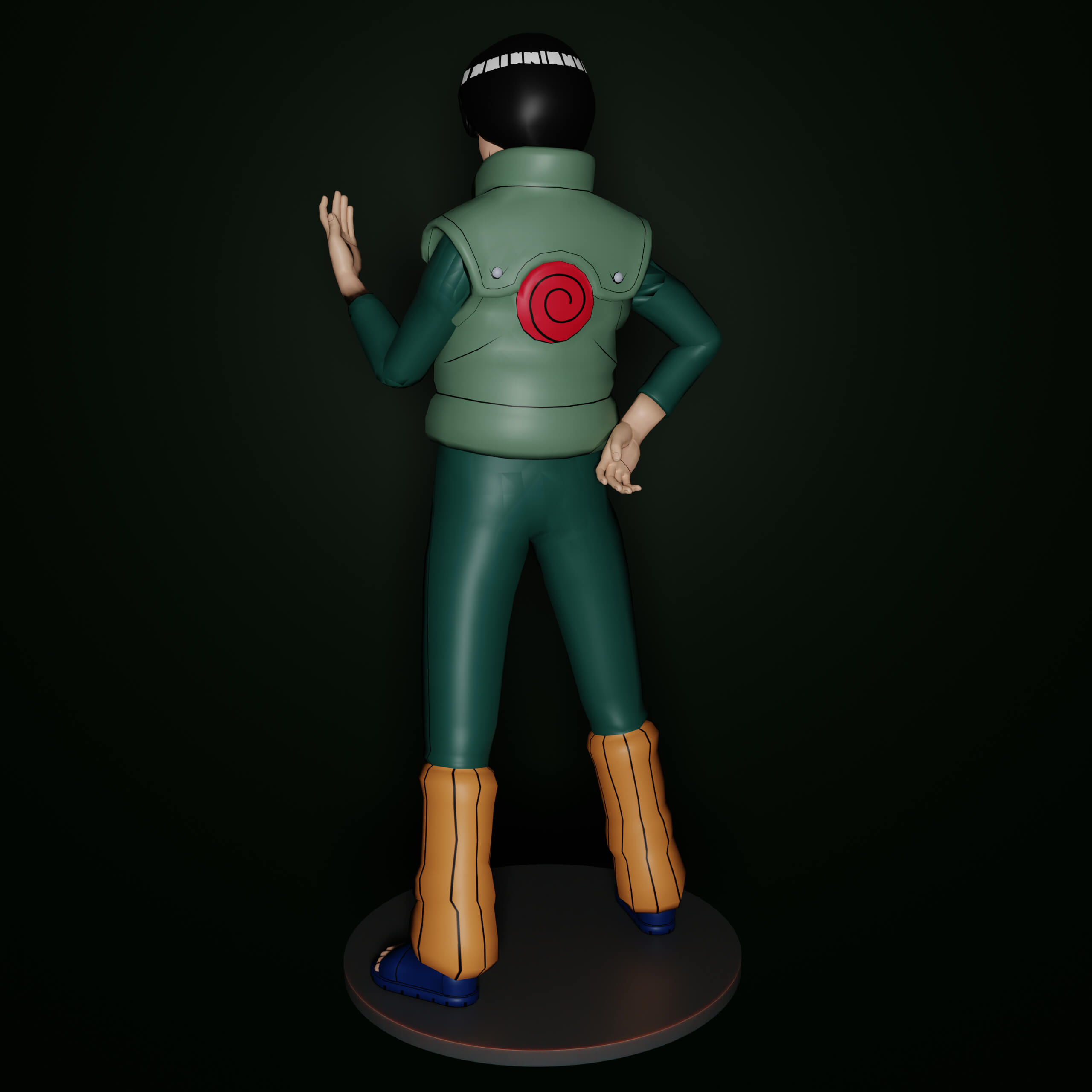 Might Gui - Naruto 3D Model by Moogar