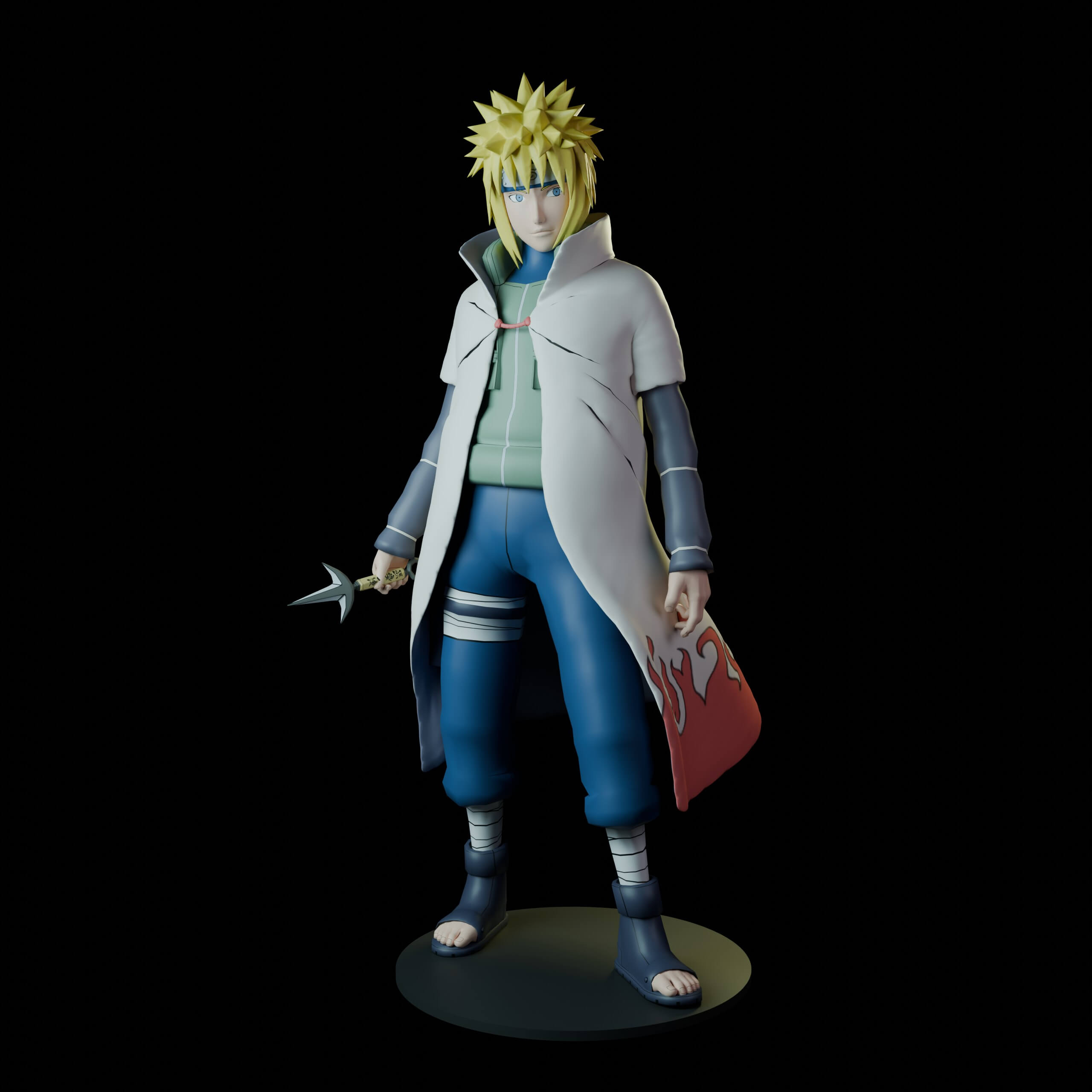 Minato Namikaze - 3D Model by Moogar