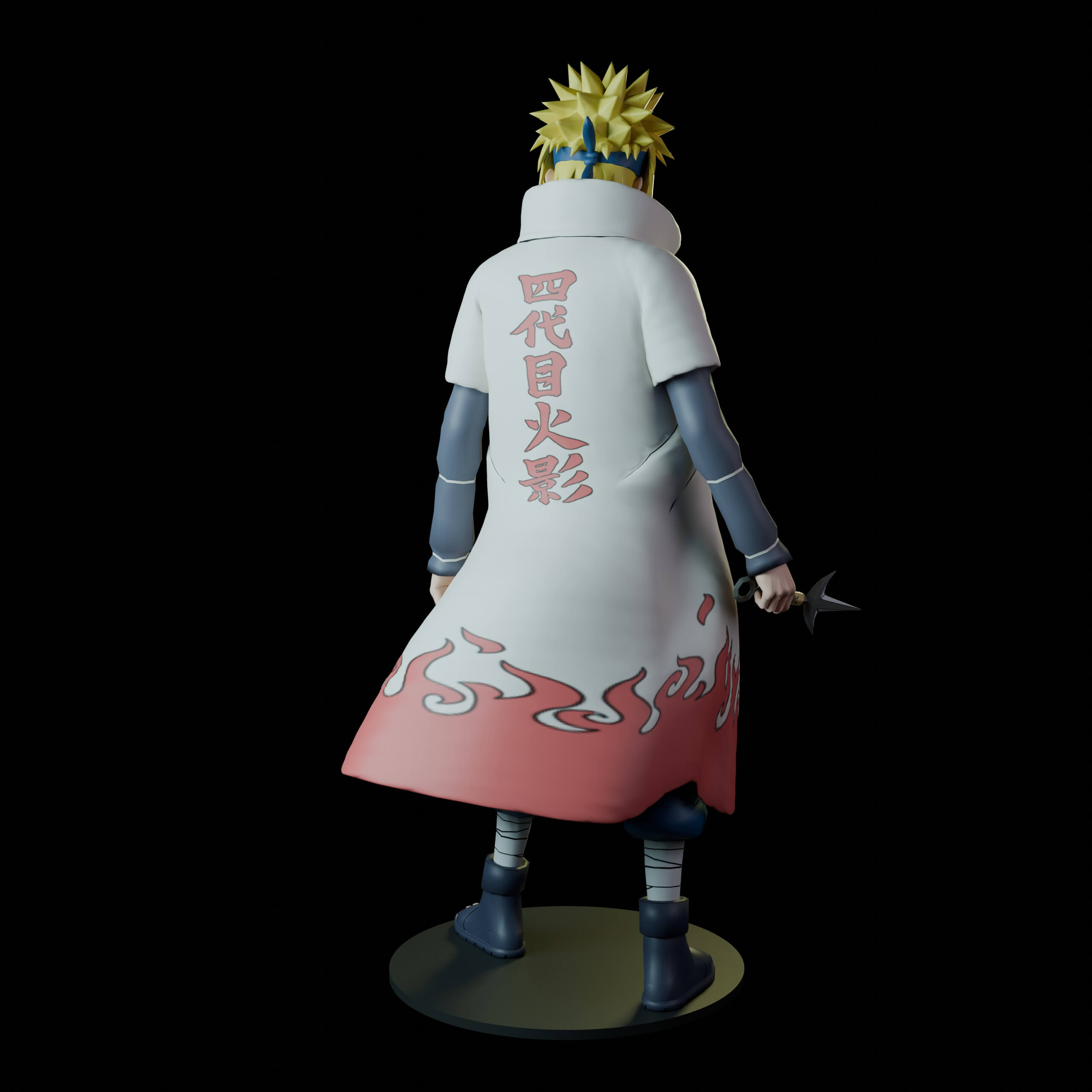 Minato Namikaze - 3D Model by Moogar
