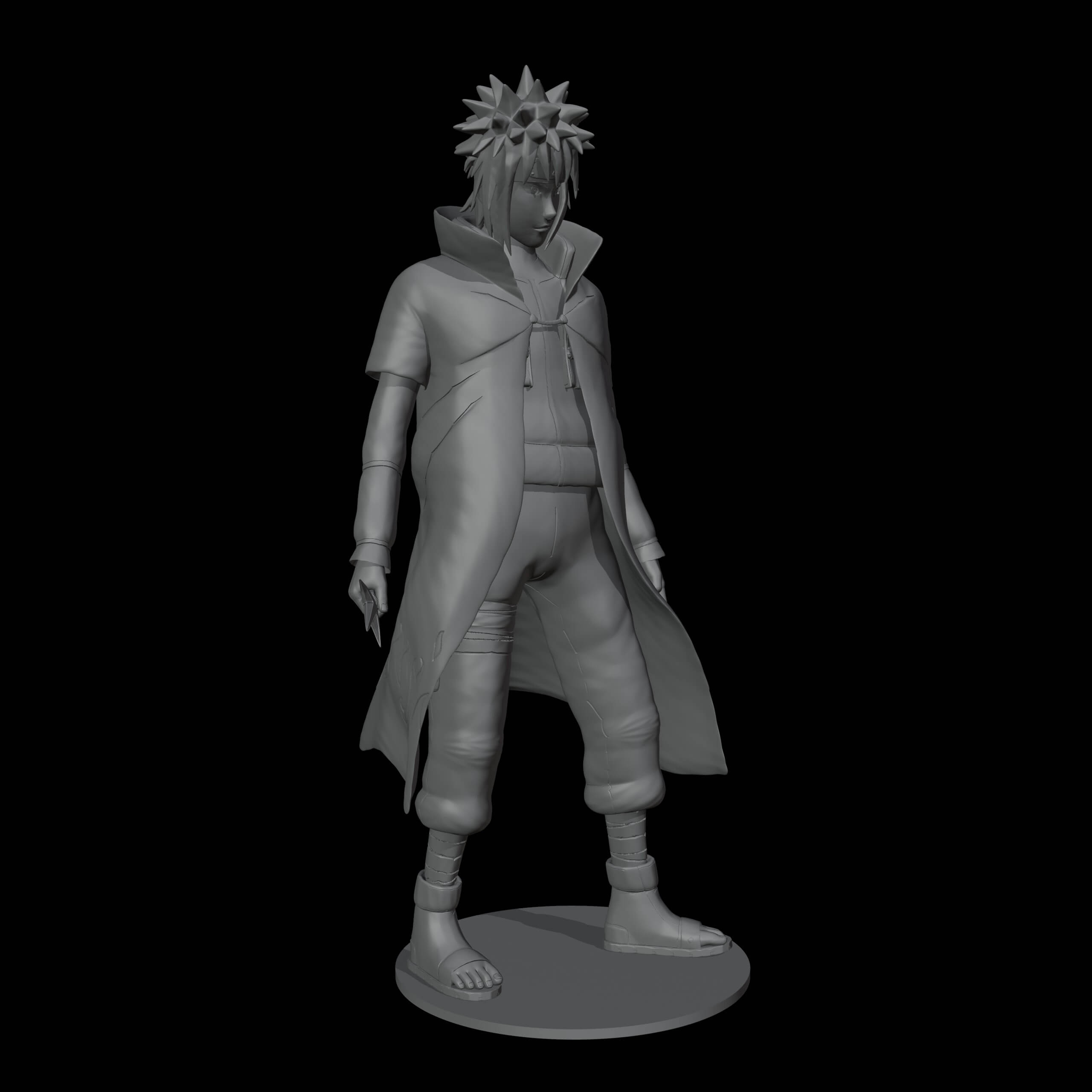 Minato Namikaze - 3D Model by Moogar