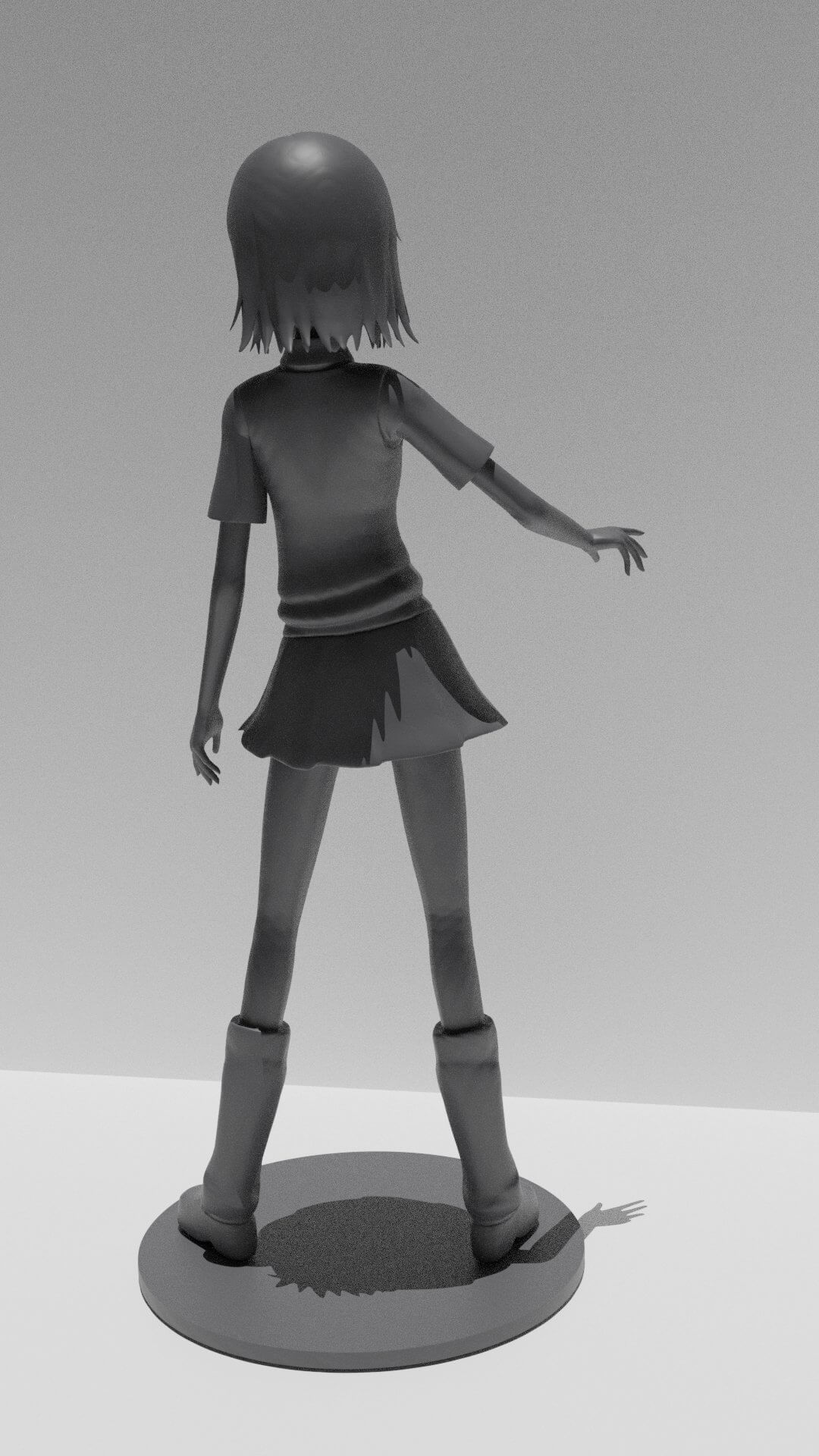 Misaka Mikoto - 3D Model by Moogar