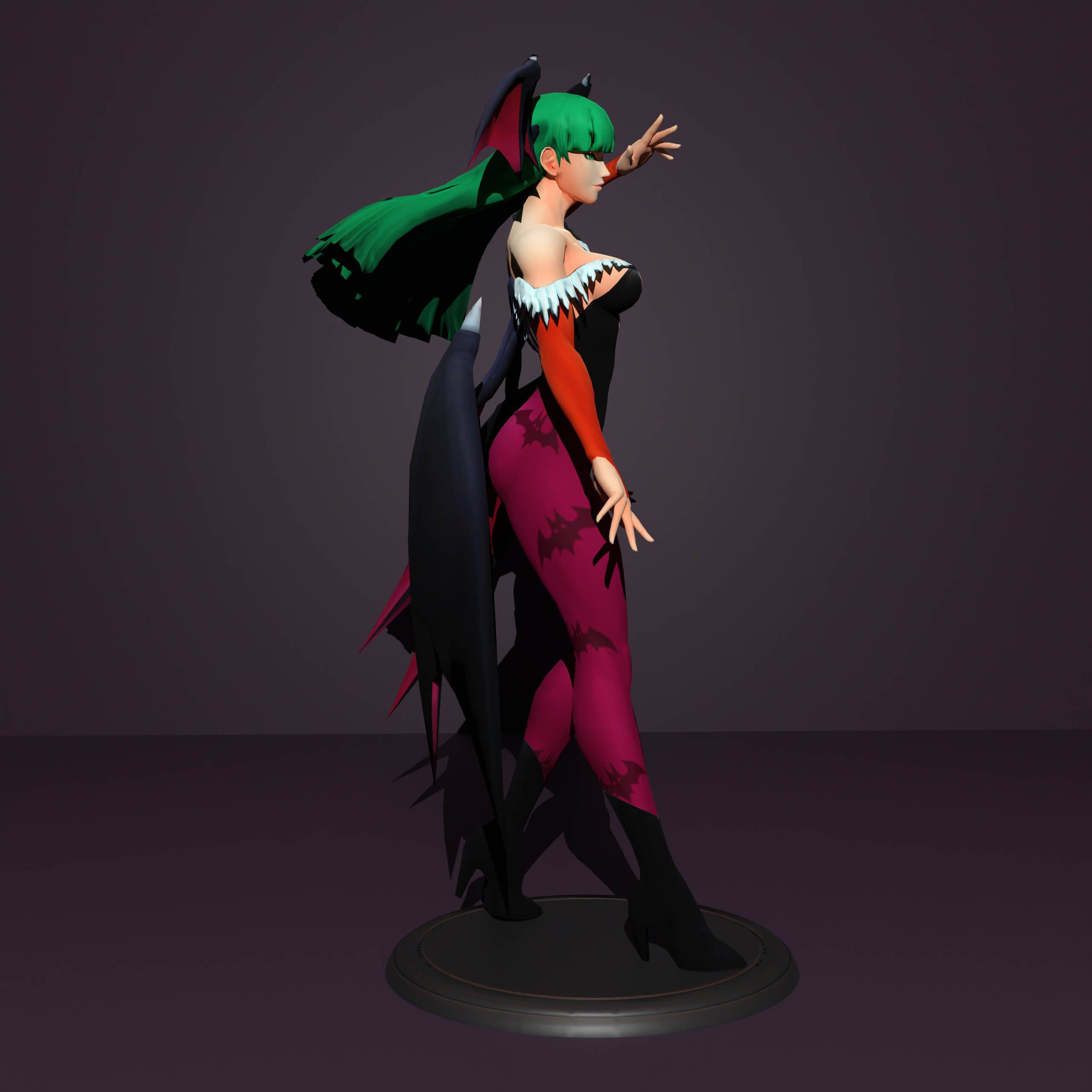 Morrigan Aensland - 3D Model by Moogar
