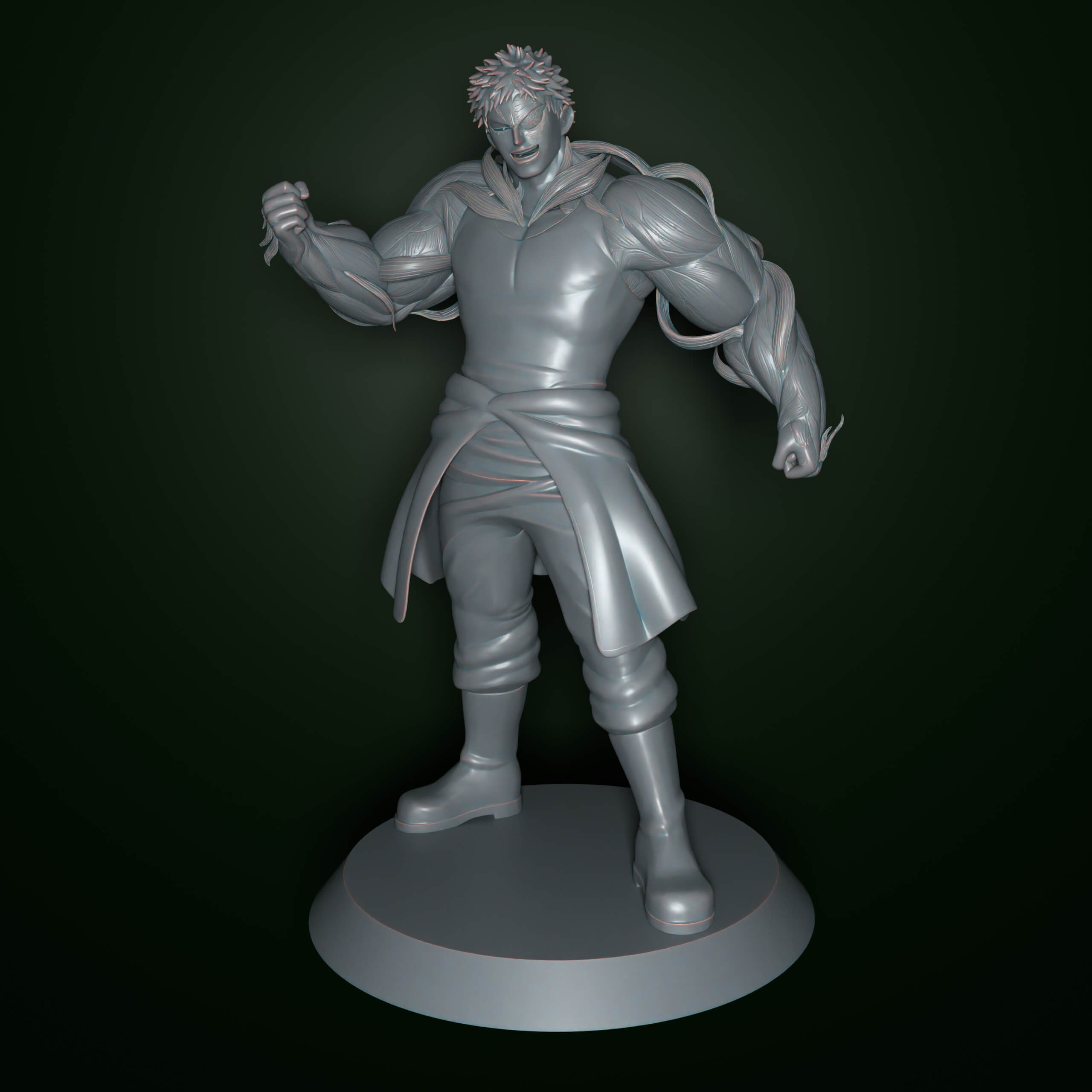 Muscular Mha - 3D Model by Moogar