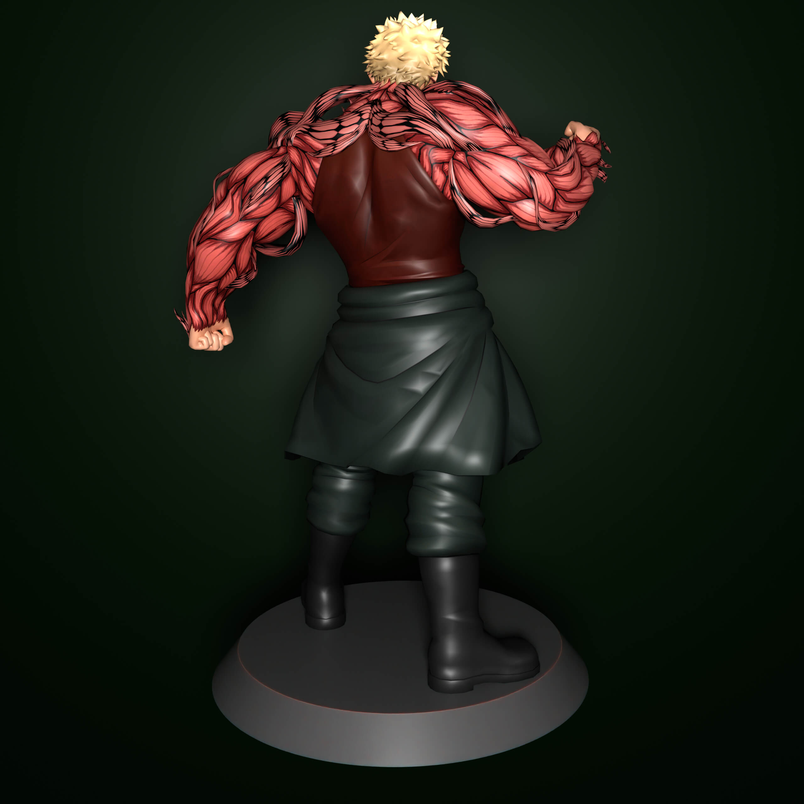 Muscular Mha - 3D Print Model by Moogar
