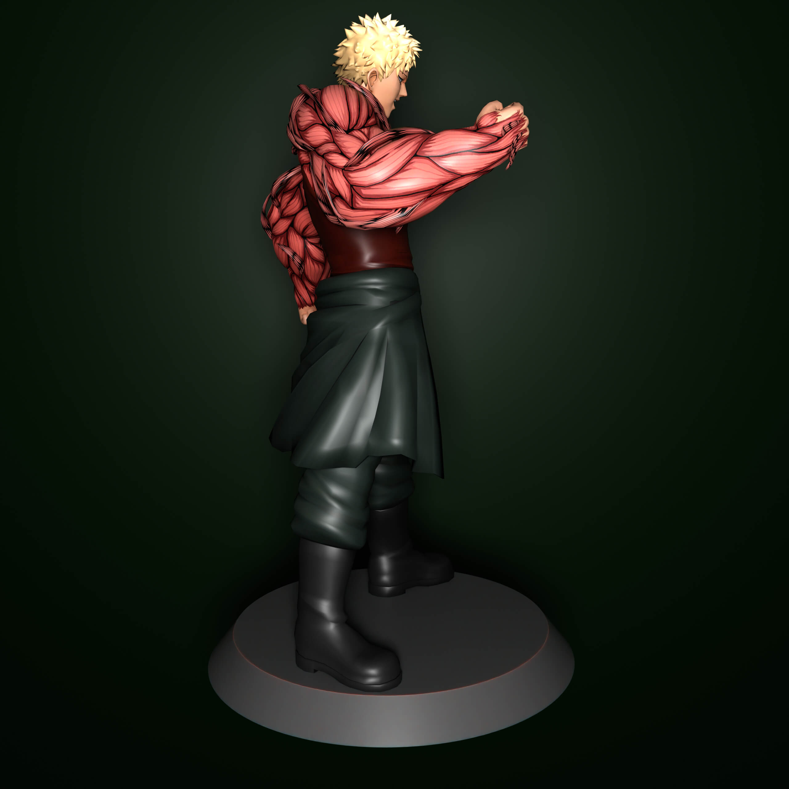 Muscular Mha - 3D Model by Moogar