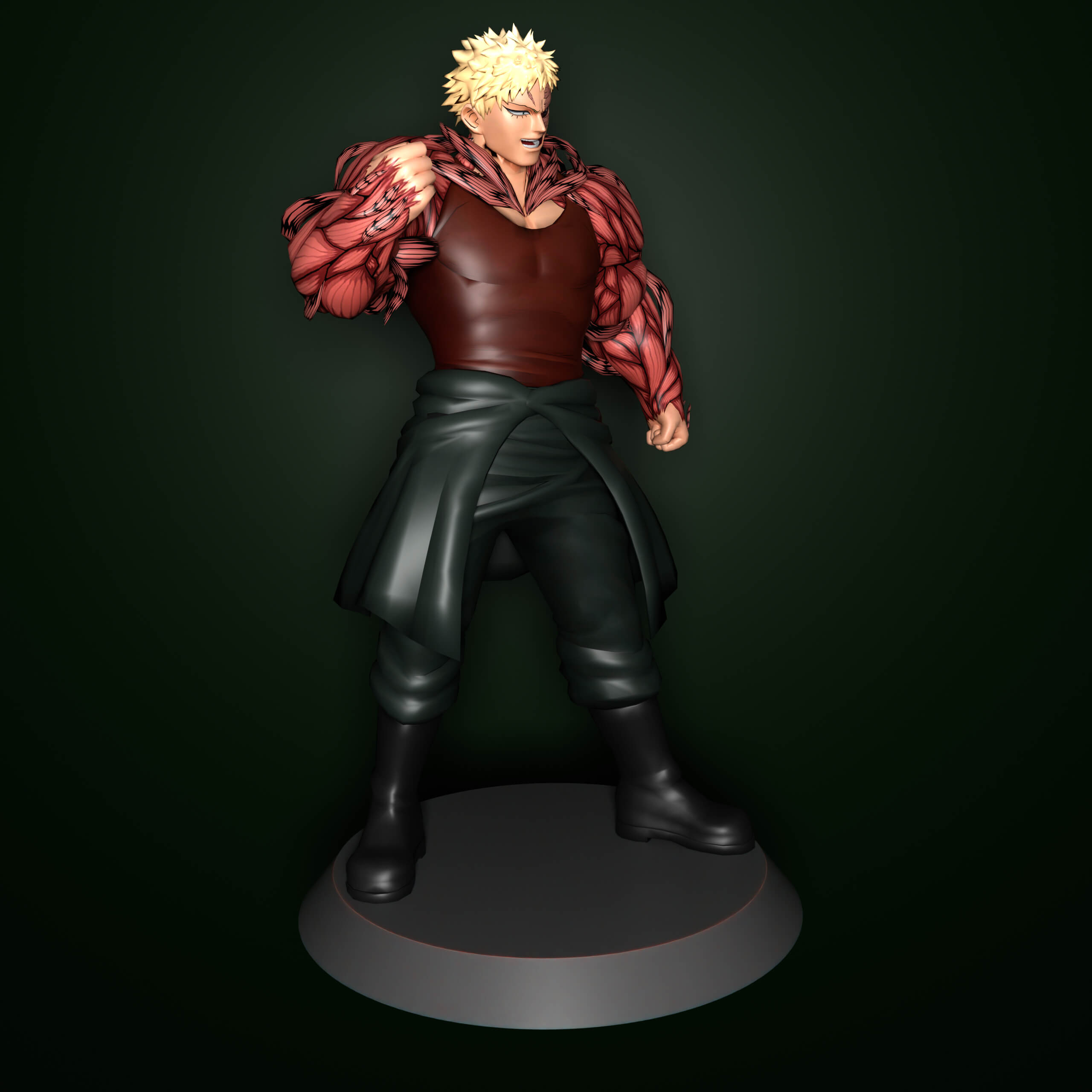 Muscular Mha - 3D Print Model by Moogar