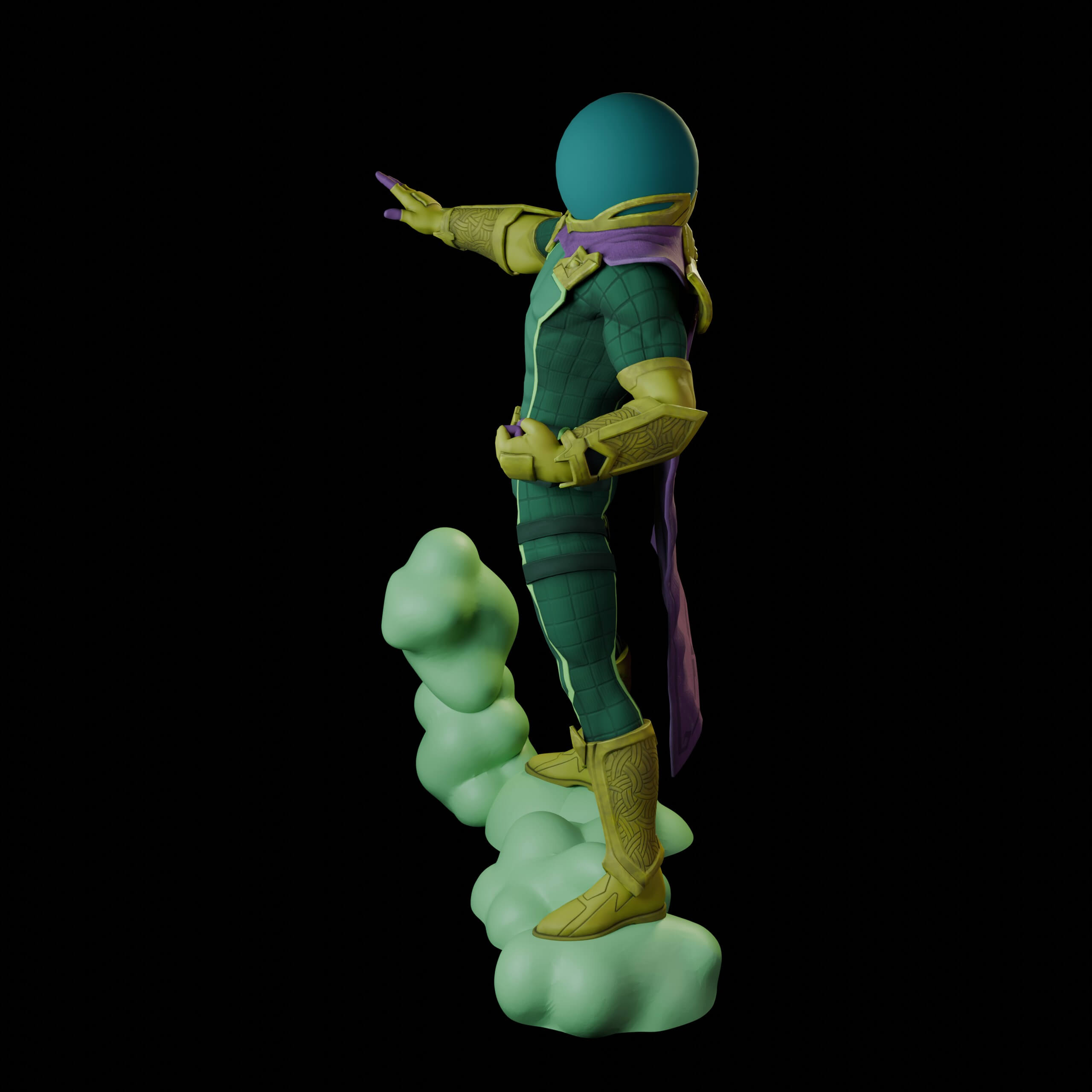 Mysterio - Spiderman 3D Model by Moogar