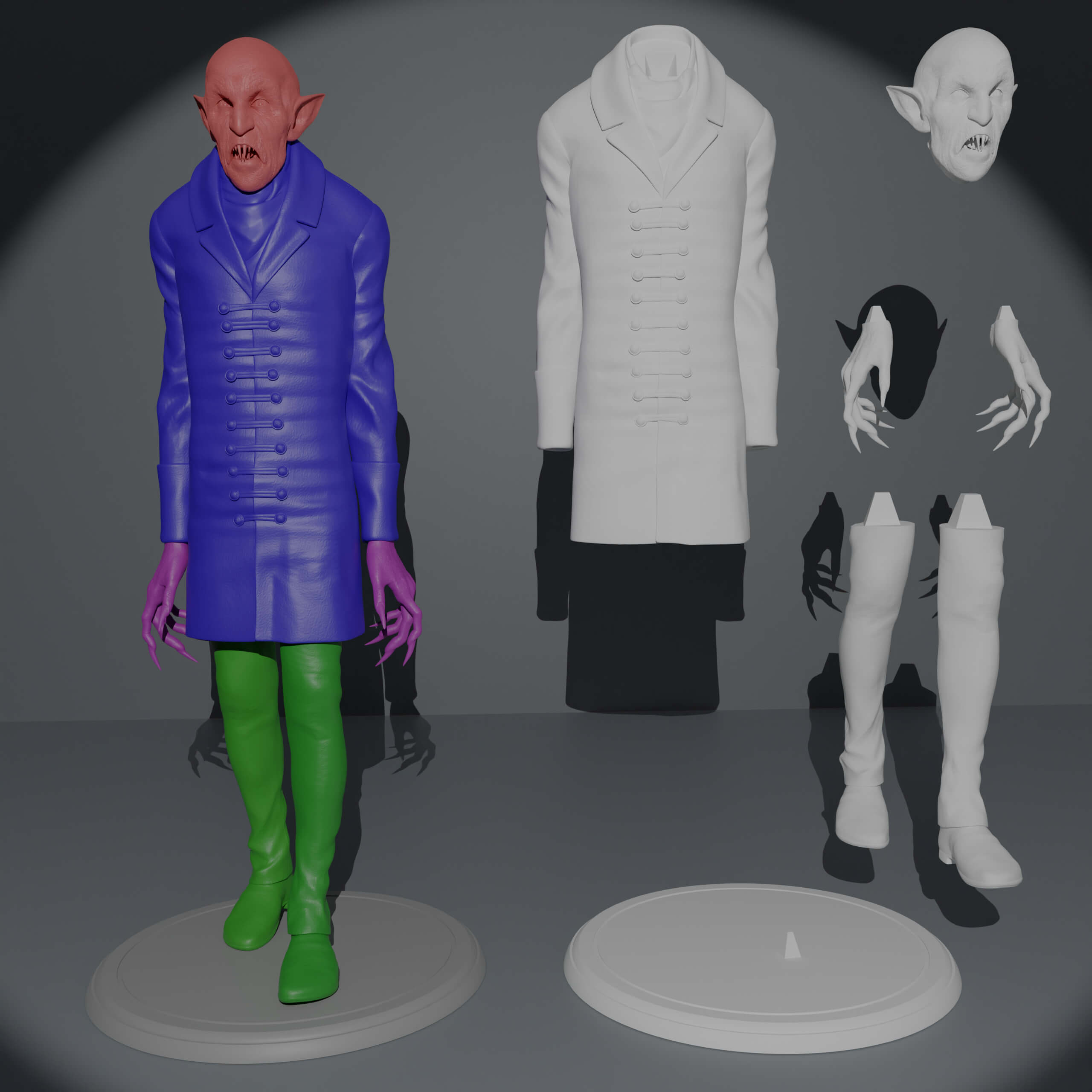 Nosferatu Classic - 3D Model by Moogar
