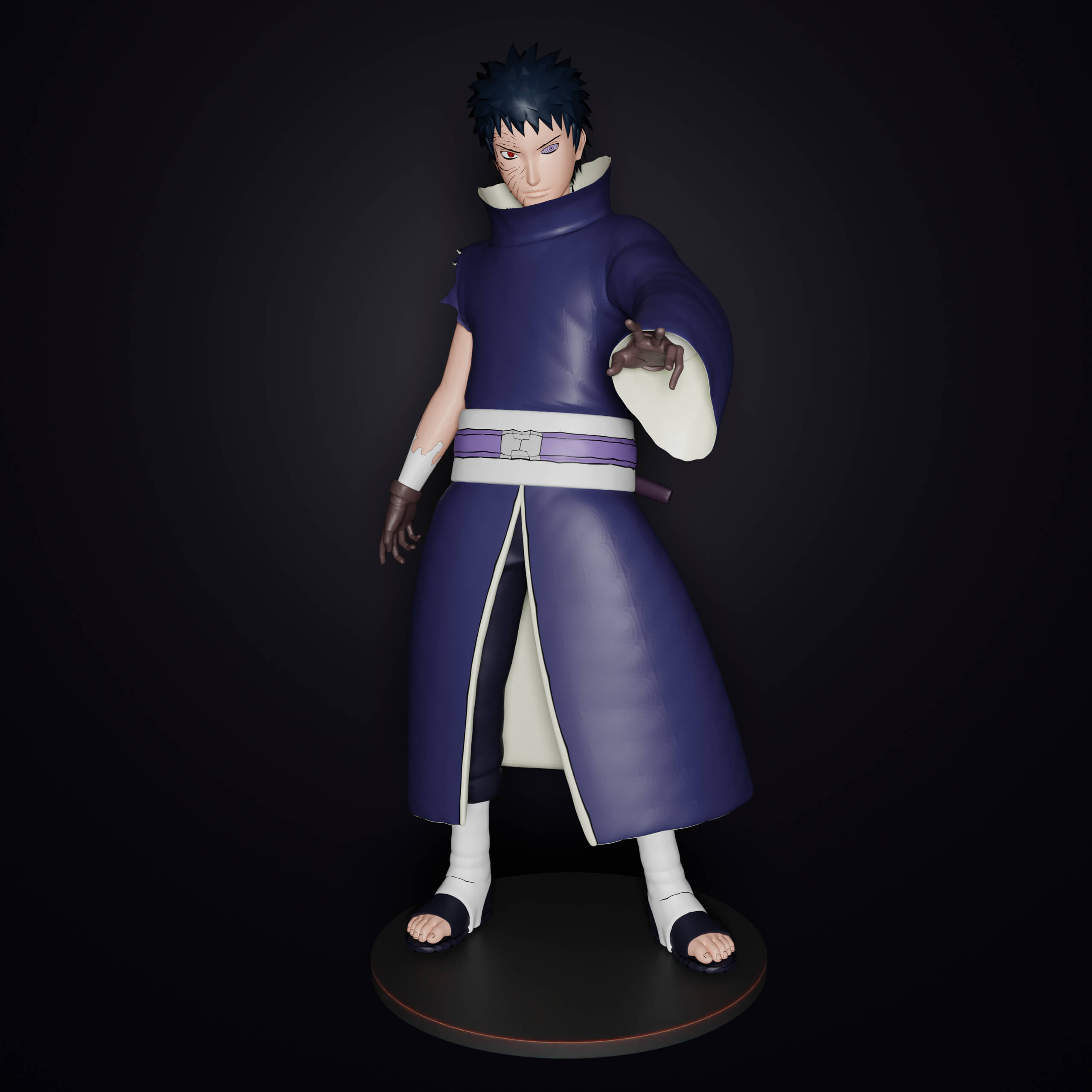 Obito Uchiha - 3D Model by Moogar