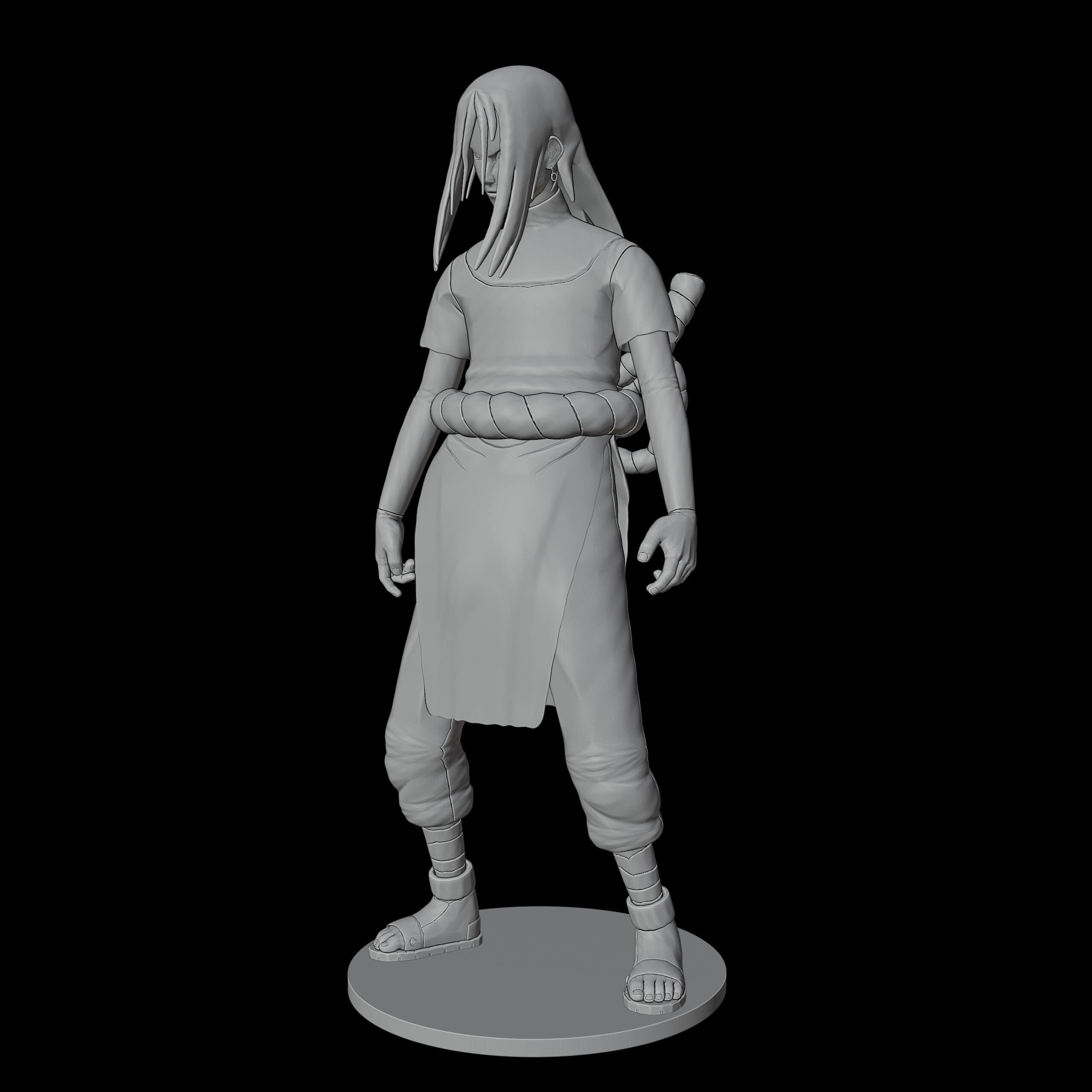 Orochimaru - Naruto 3D Model by Moogar