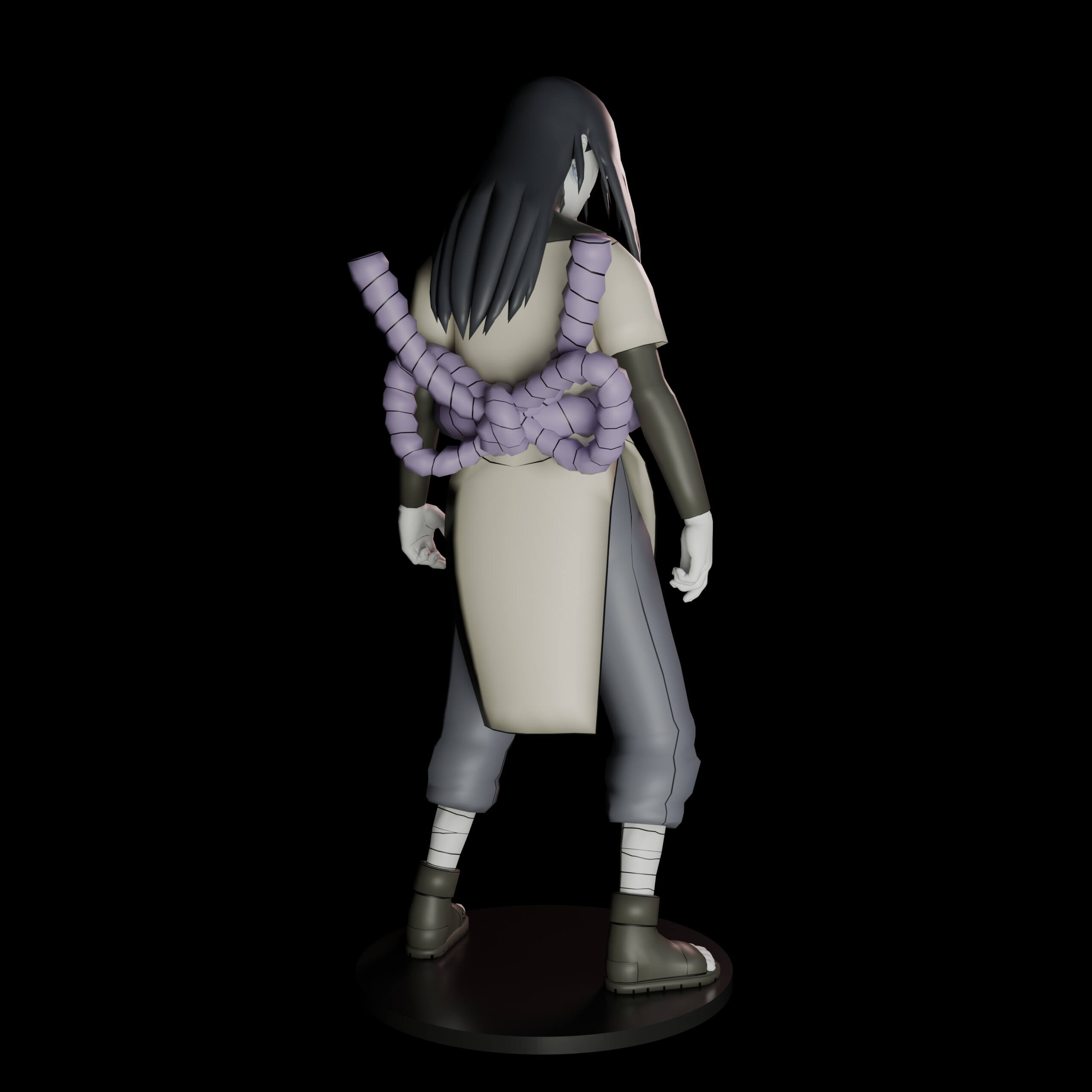 Orochimaru - Naruto 3D Model by Moogar