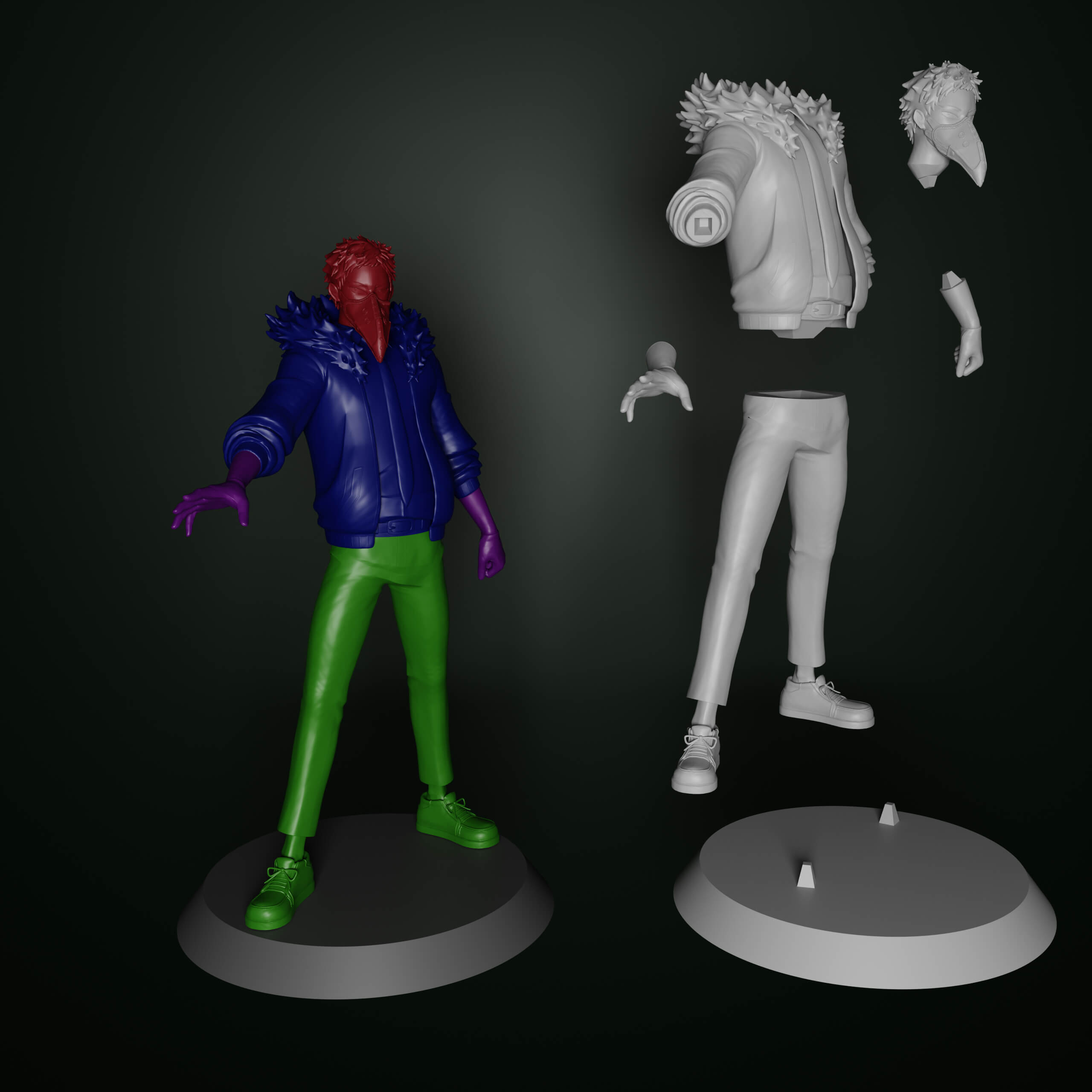 Overhaul - Kai Chisaki 3D Model by Moogar