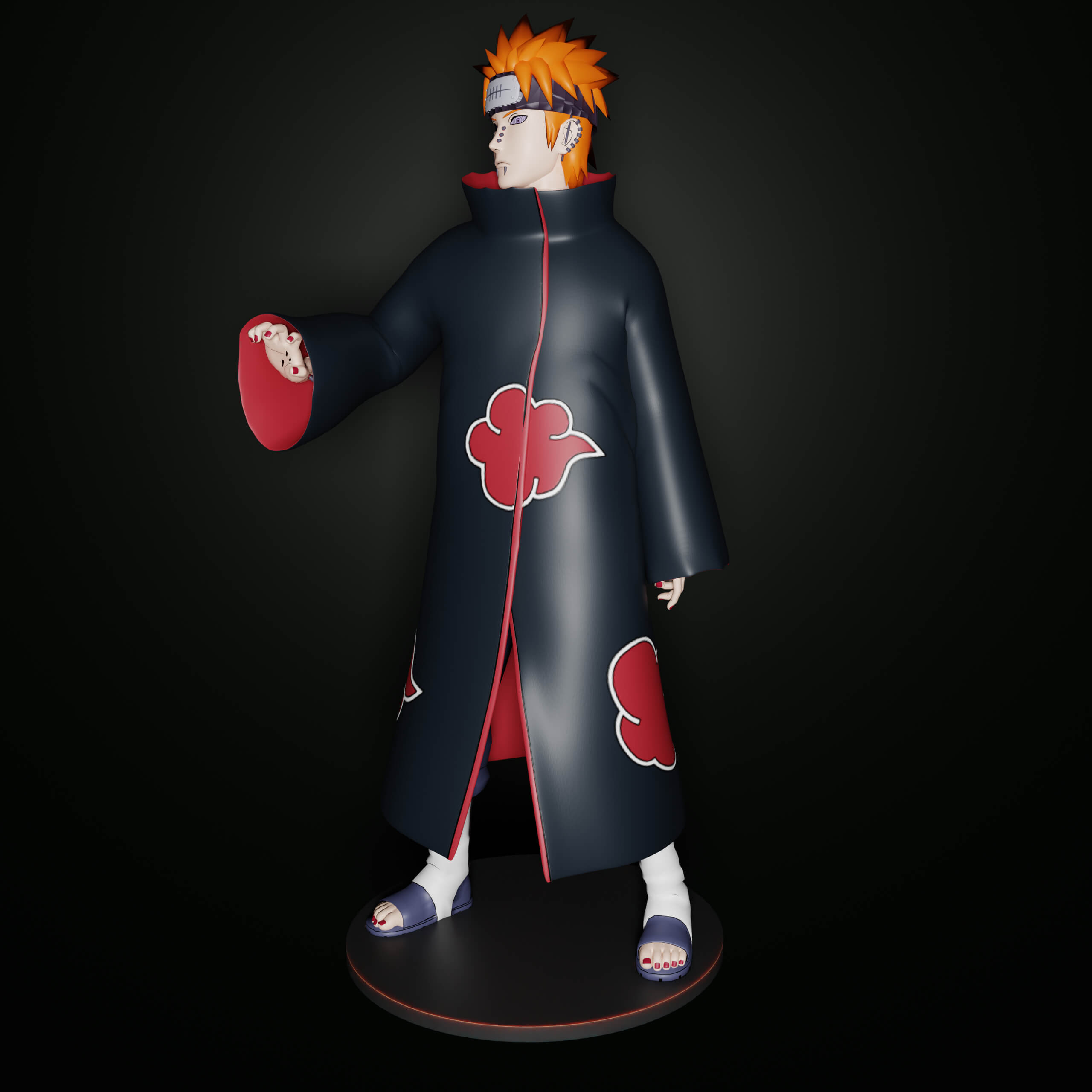 Pain Akatsuki - 3D Model by Moogar