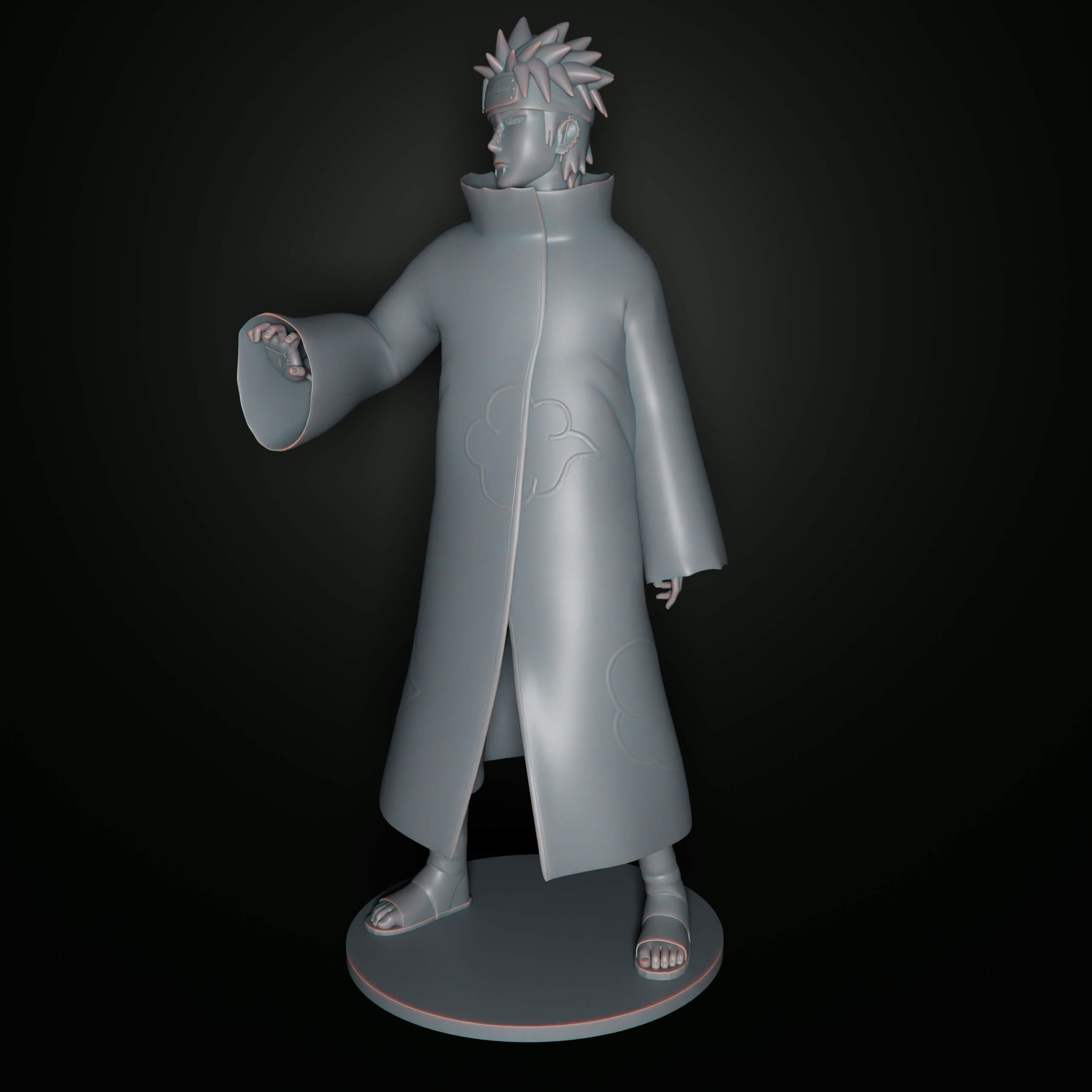 Pain Akatsuki - 3D Model by Moogar