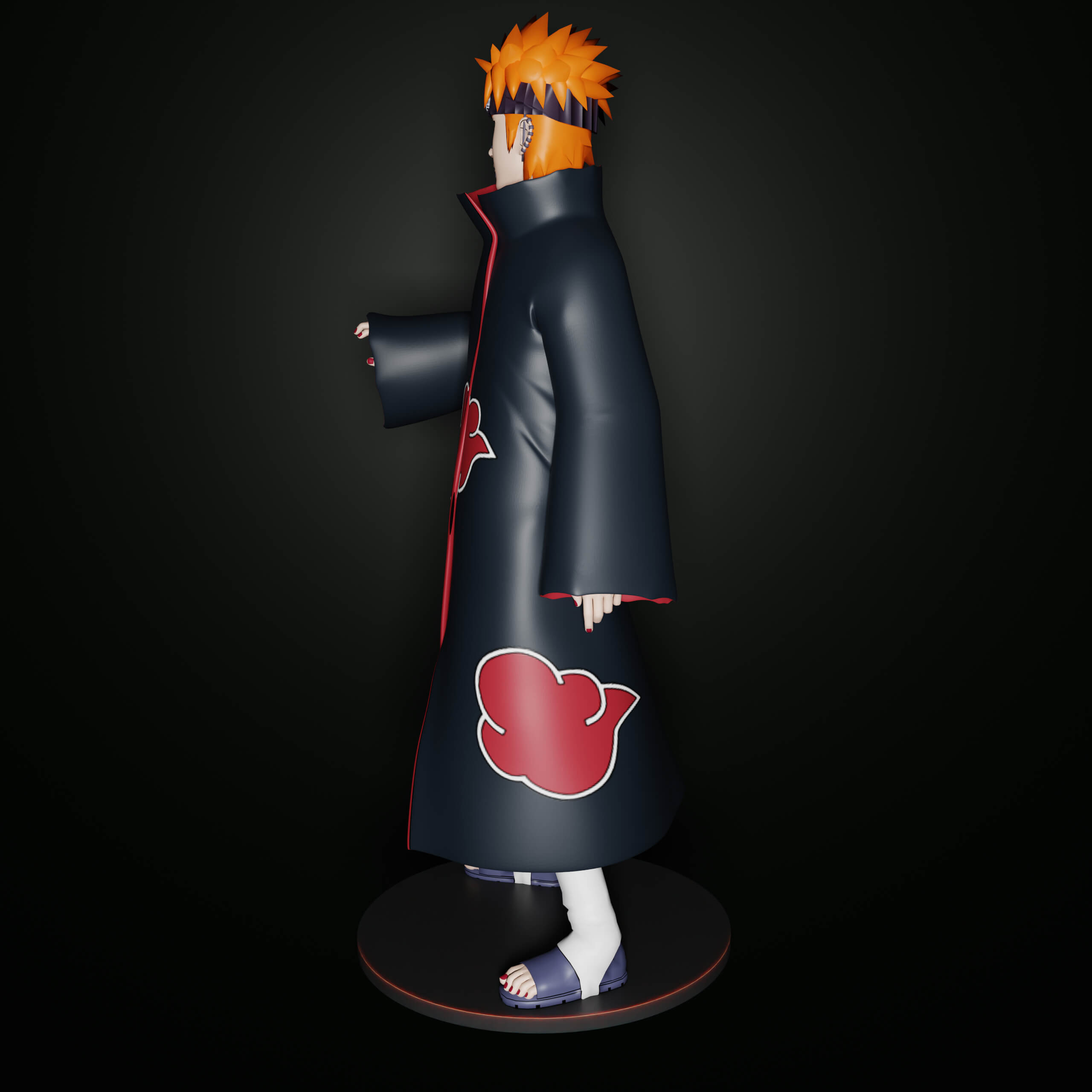 Pain Akatsuki - 3D Model by Moogar