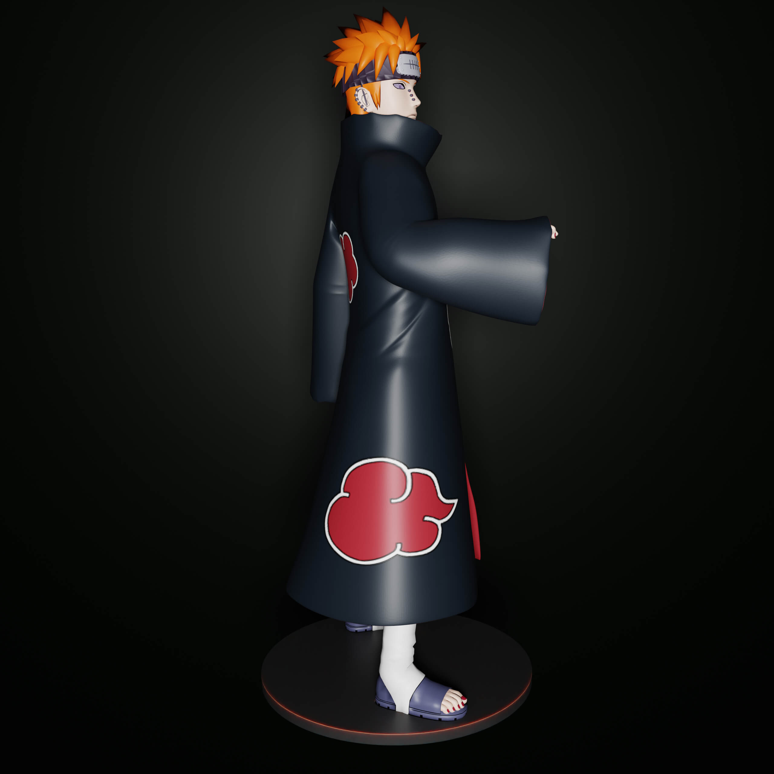 Pain Akatsuki - 3D Model by Moogar