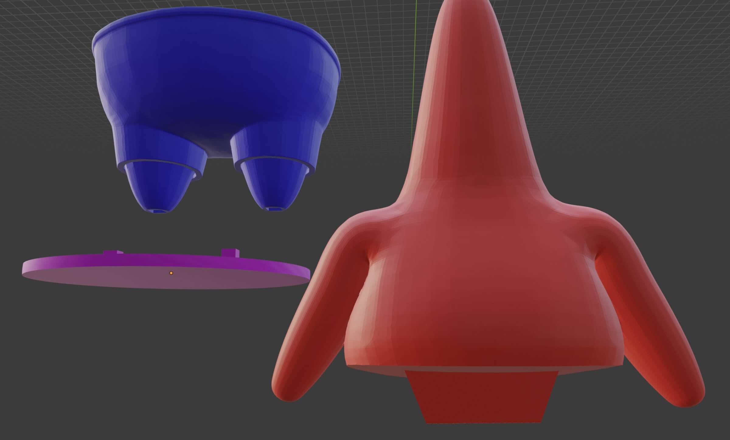 Patrick Star - 3D Model by Moogar