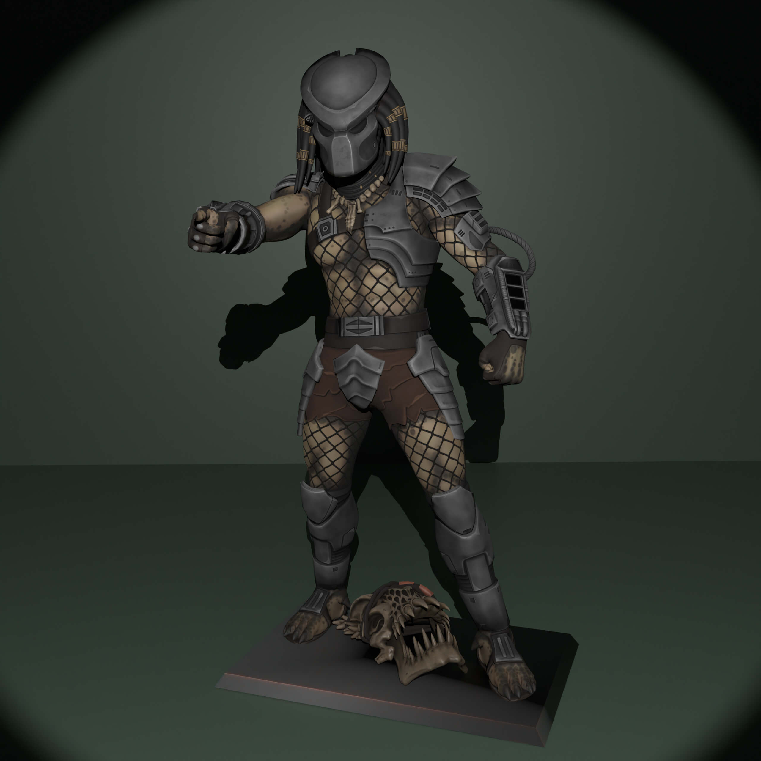 Predator - Hunter 3D Model by Moogar