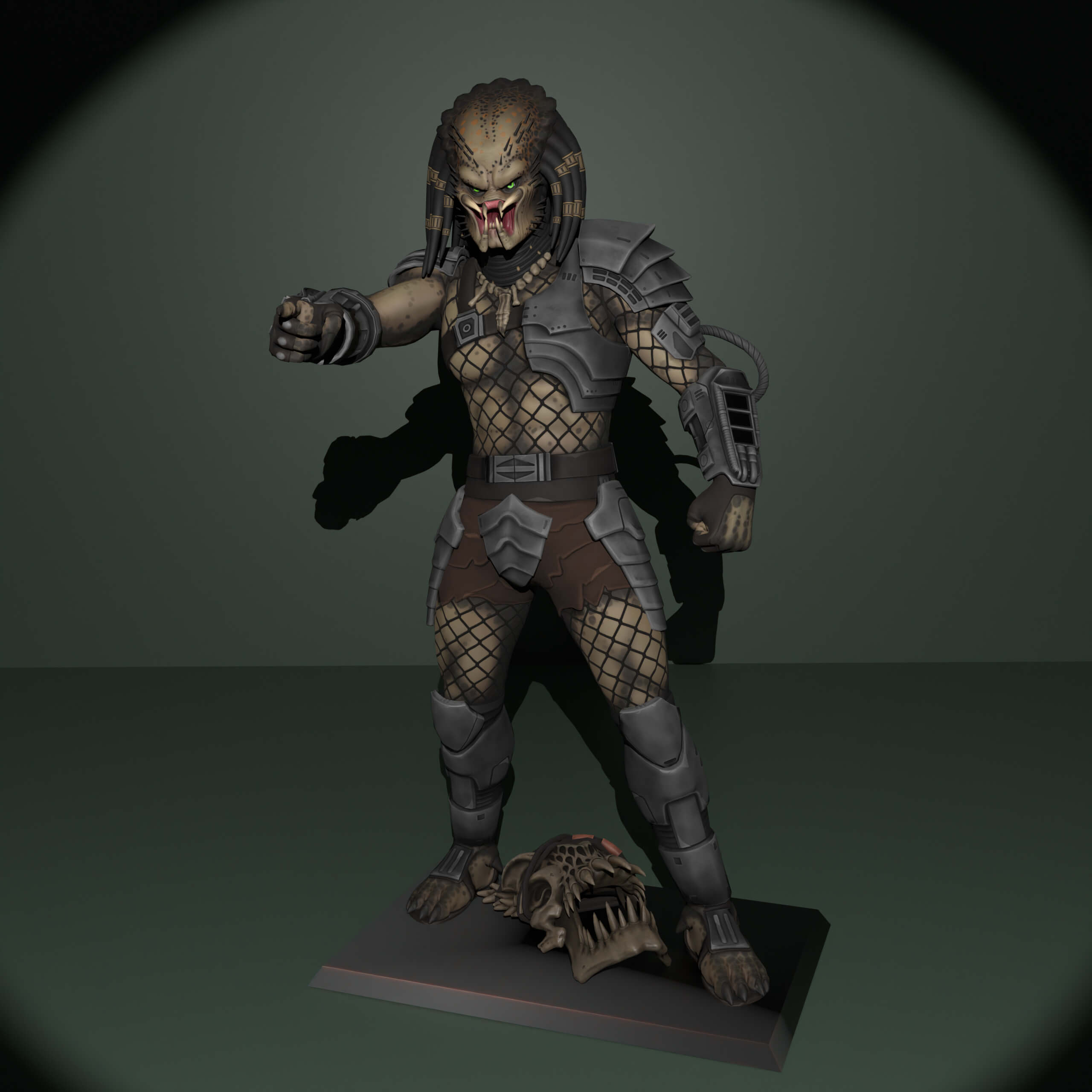 Predator - Hunter 3D Model by Moogar