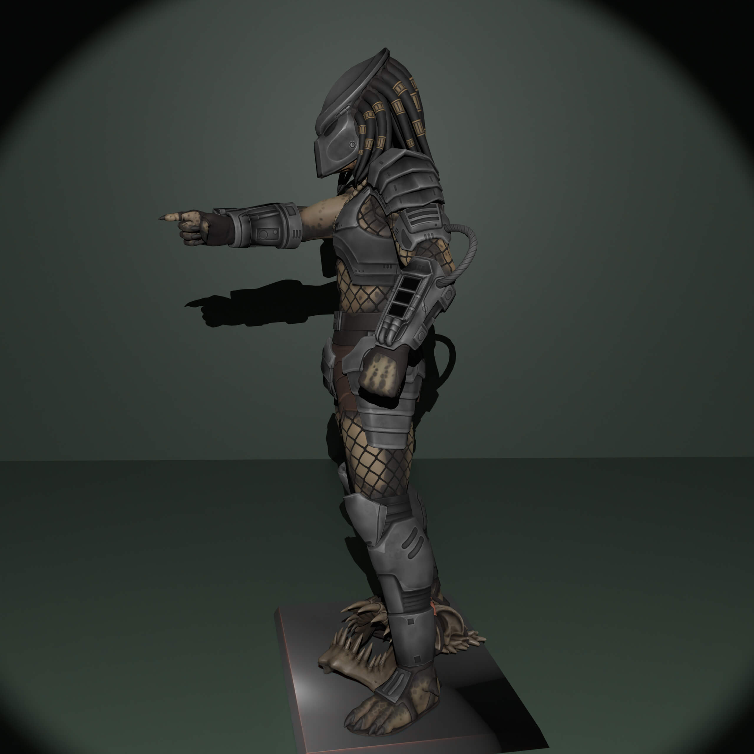 Predator - Hunter 3D Model by Moogar