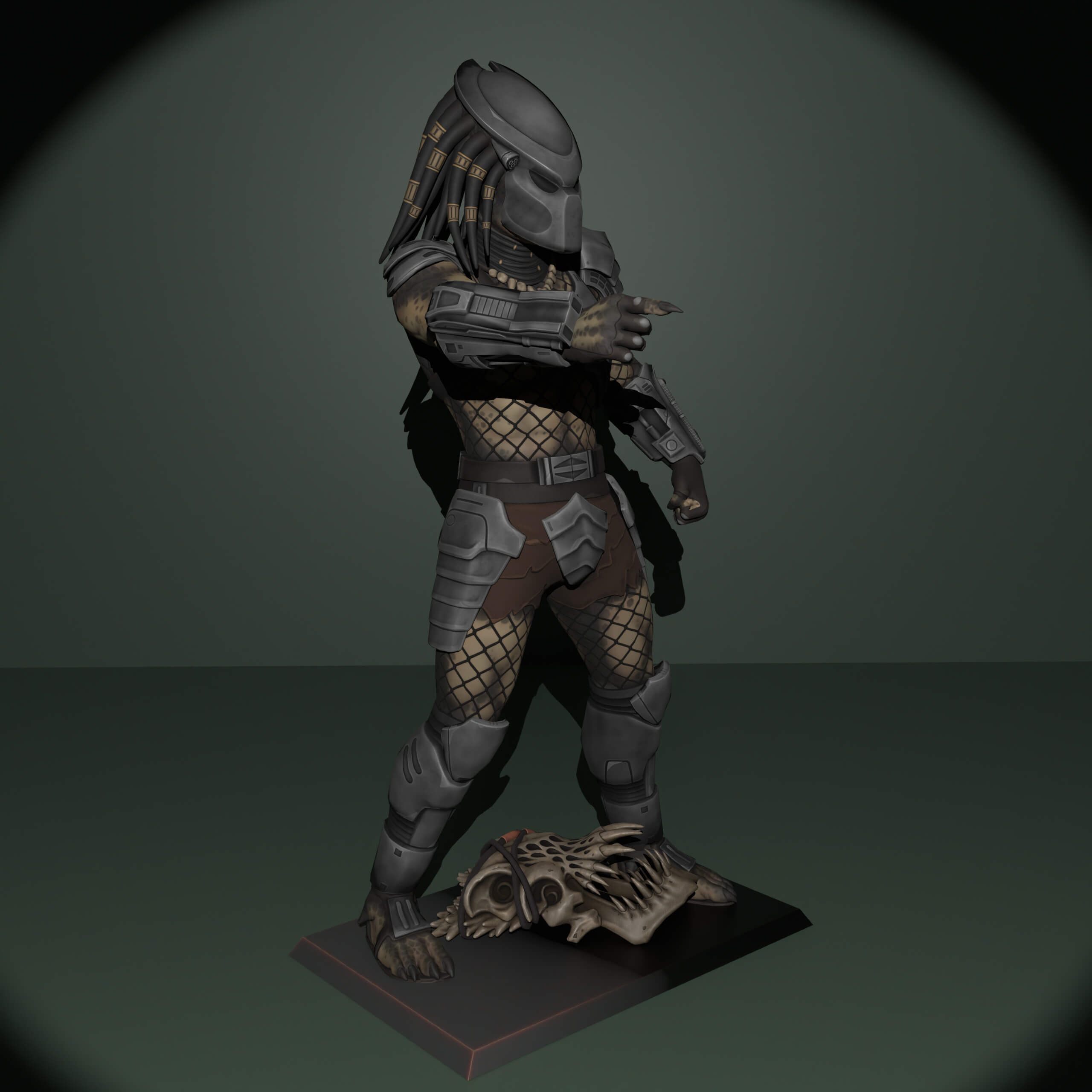 Predator - Hunter 3D Model by Moogar