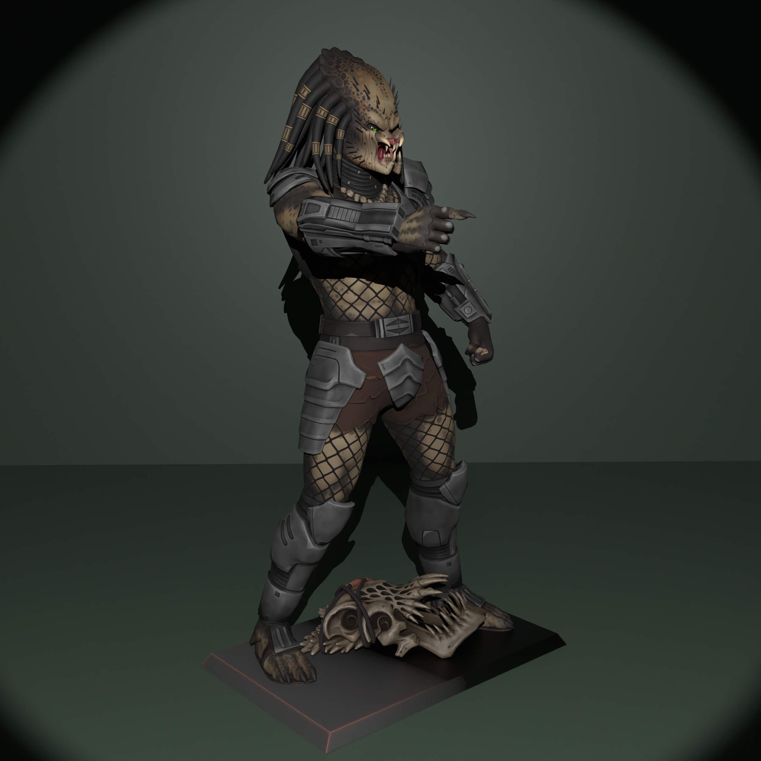 Predator - Hunter 3D Model by Moogar
