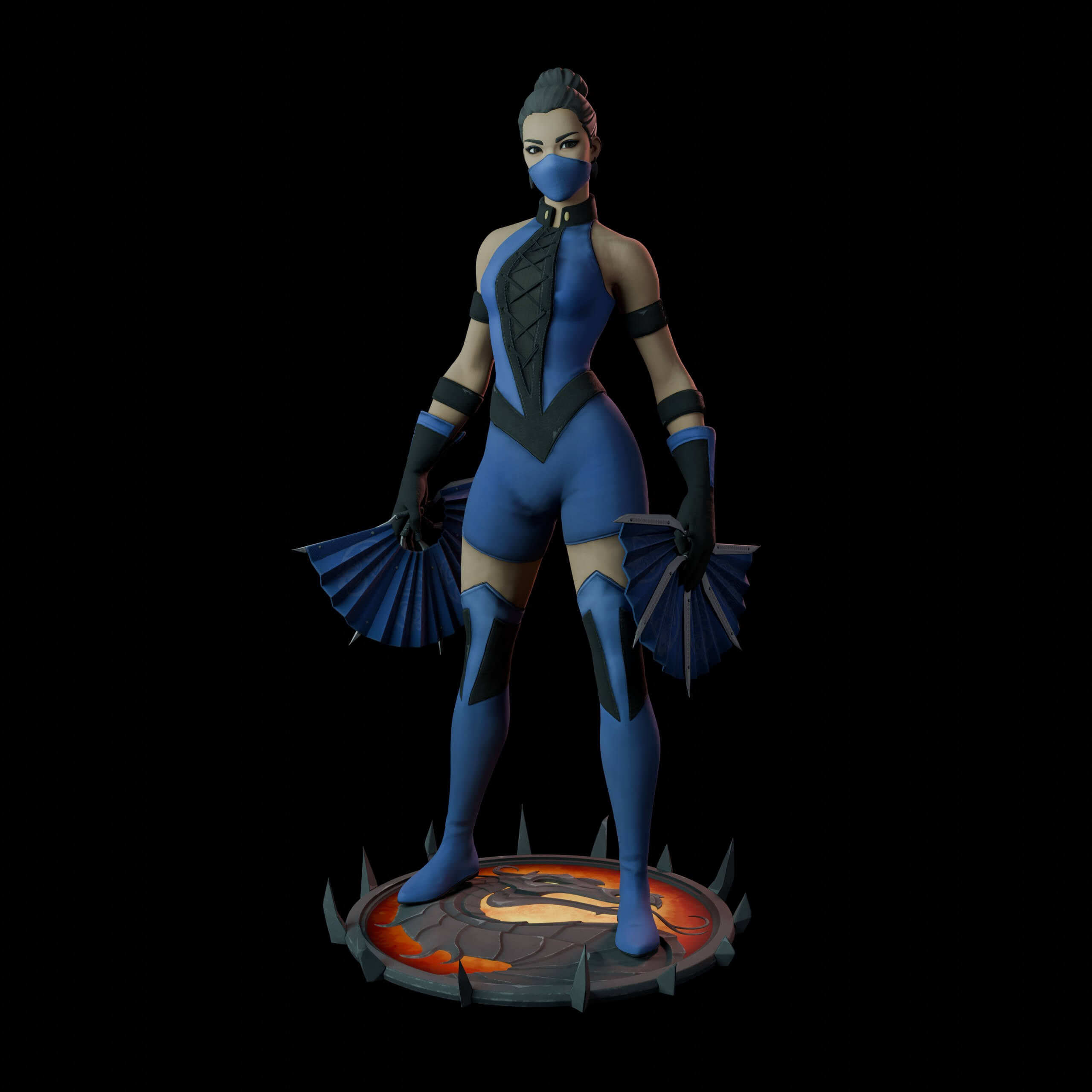 Princess Kitana - 3D Model by Moogar