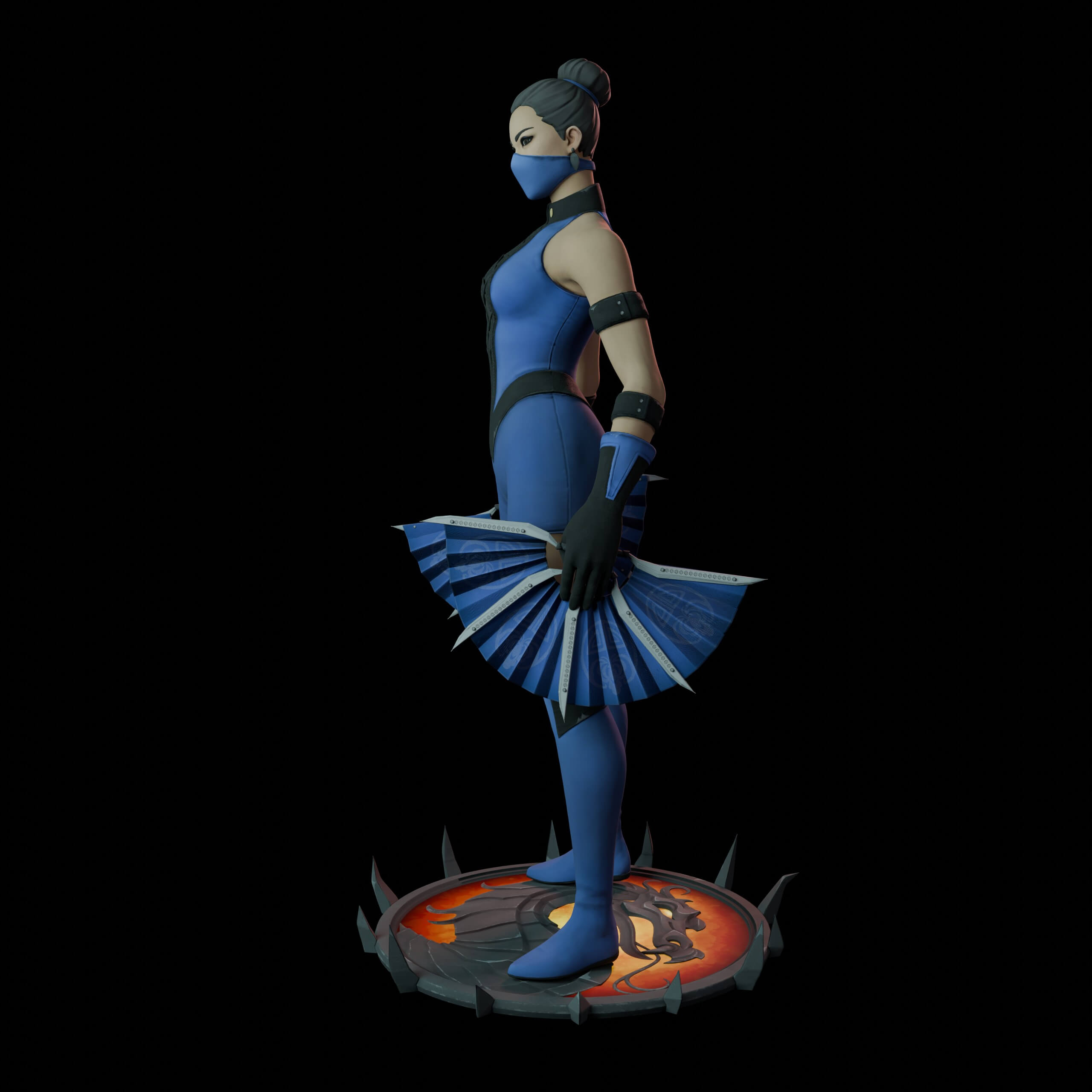 Princess Kitana - 3D Model by Moogar