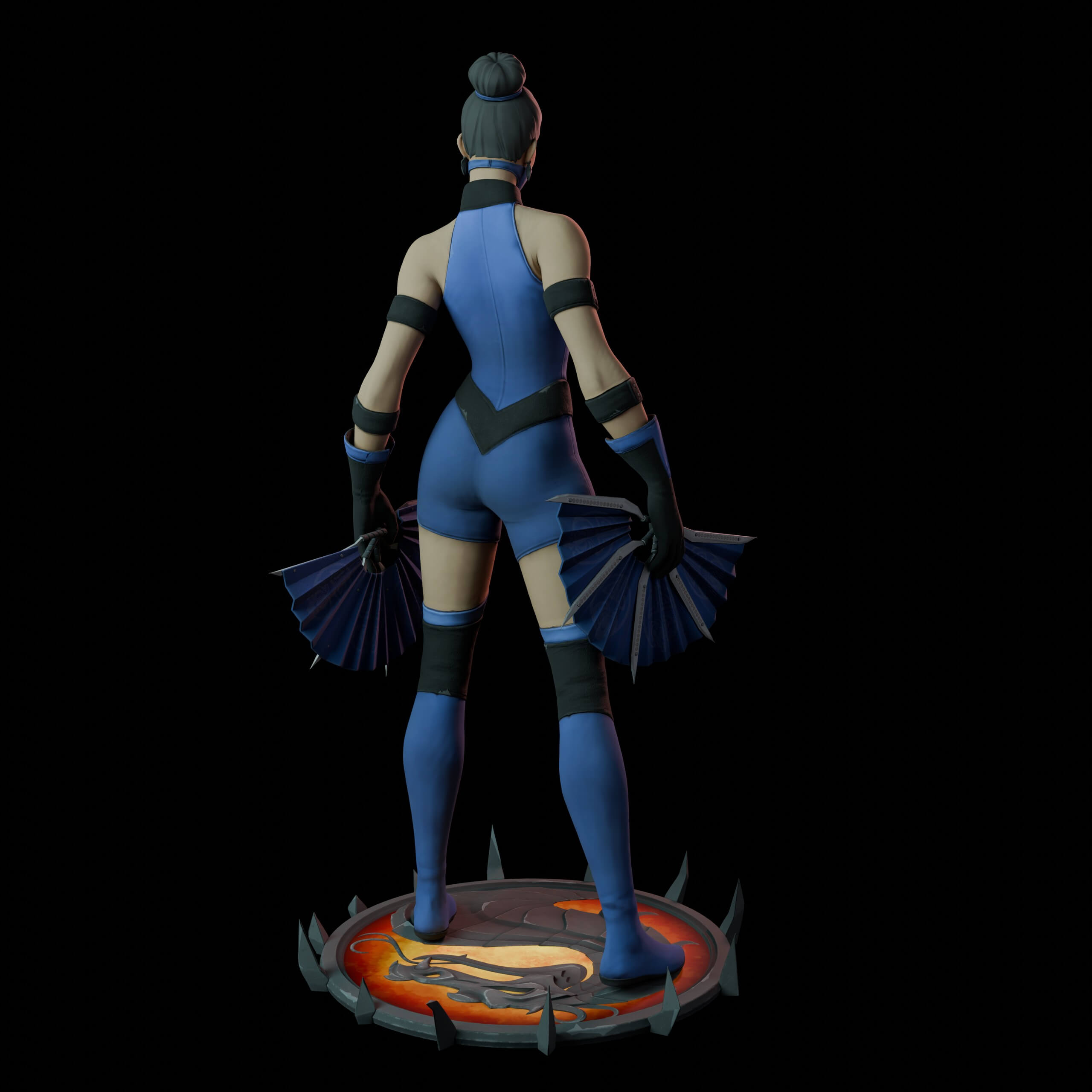 Princess Kitana - 3D Model by Moogar