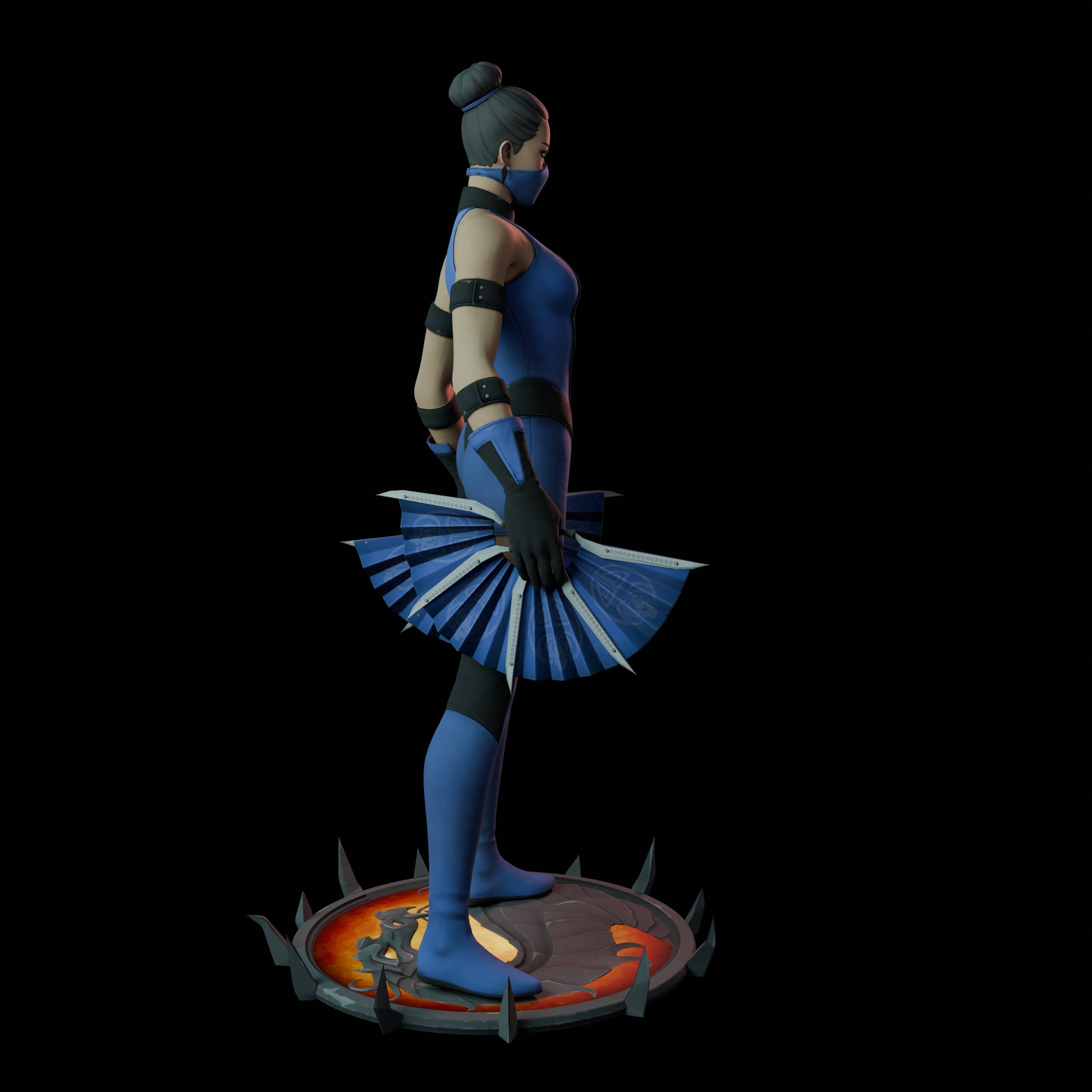 Princess Kitana - 3D Model by Moogar