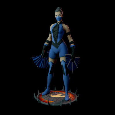 Princess Kitana - 3D Model by Moogar