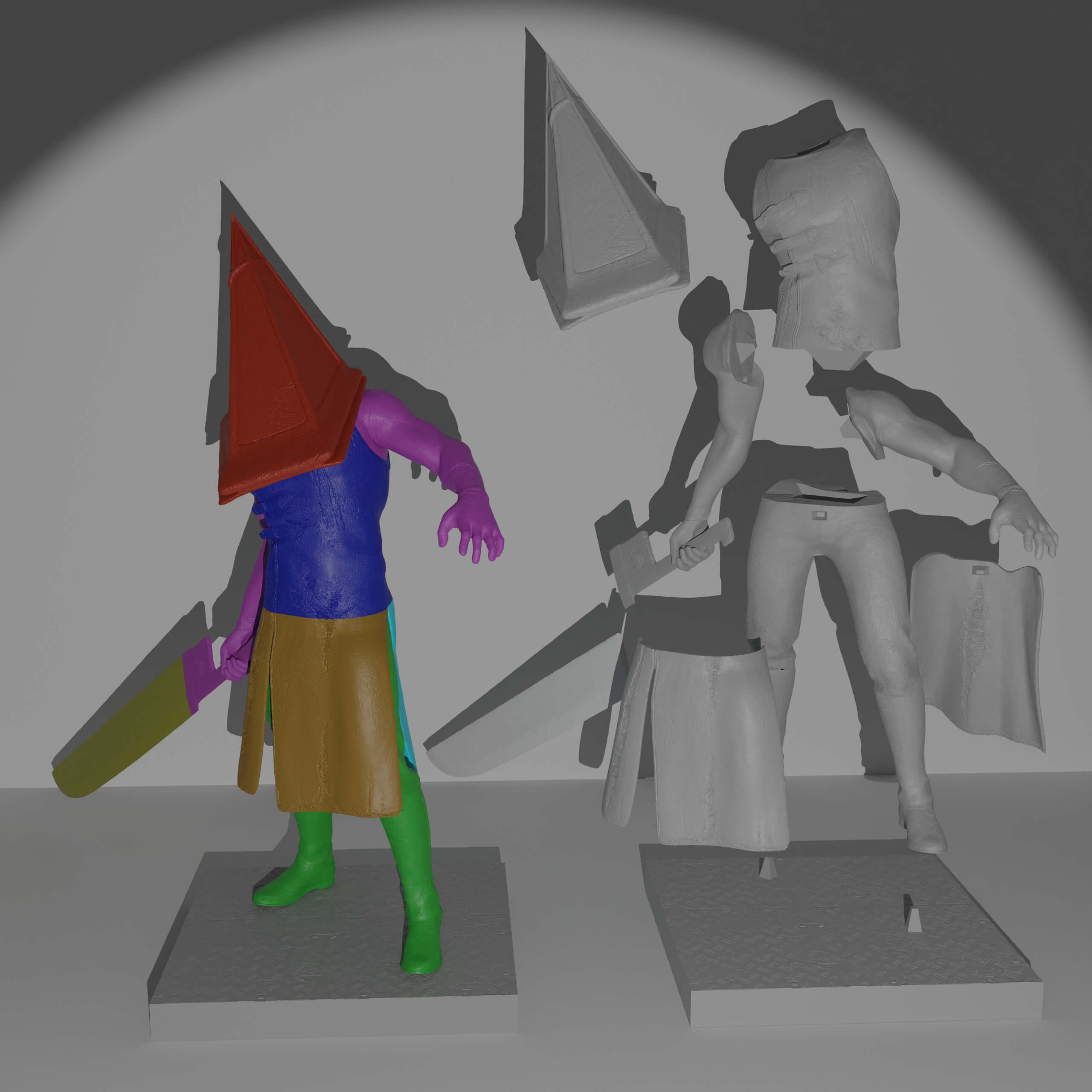 Pyramid Head - 3D Model by Moogar