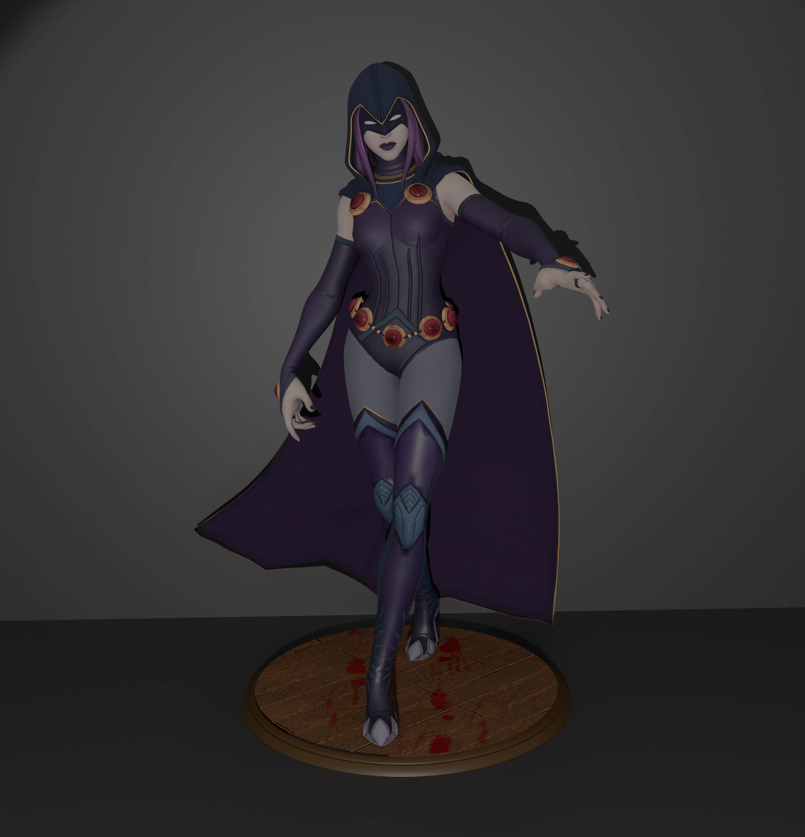 Raven Teen Titans - 3D Print Model by Moogar