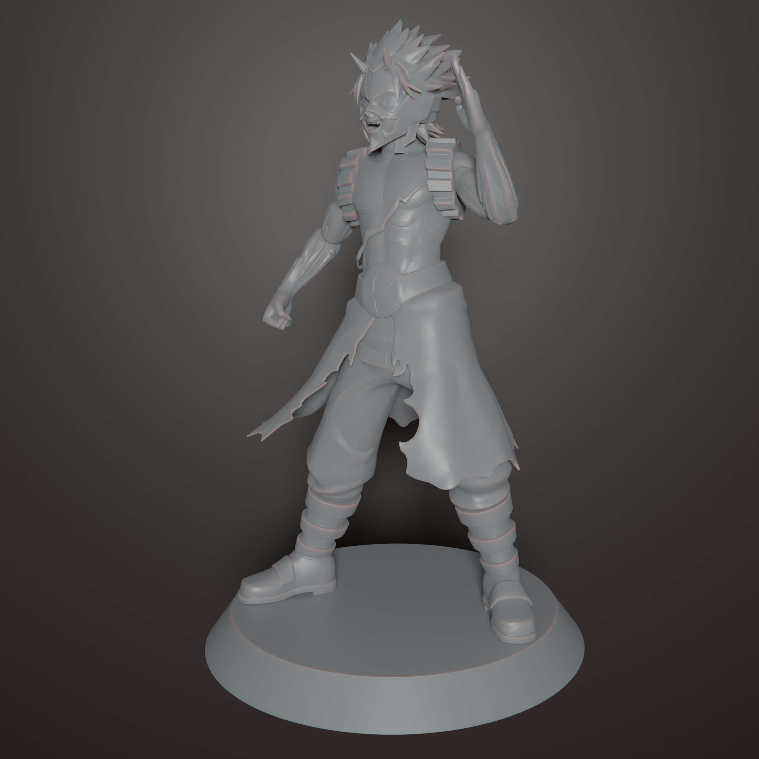 Red Riot - Eijiro Kirishima 3D Model by Moogar