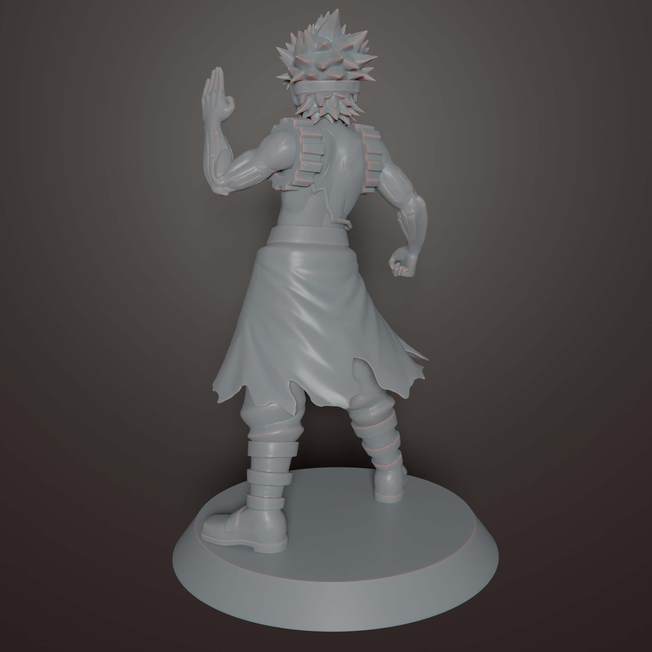 Red Riot - Eijiro Kirishima 3D Model by Moogar