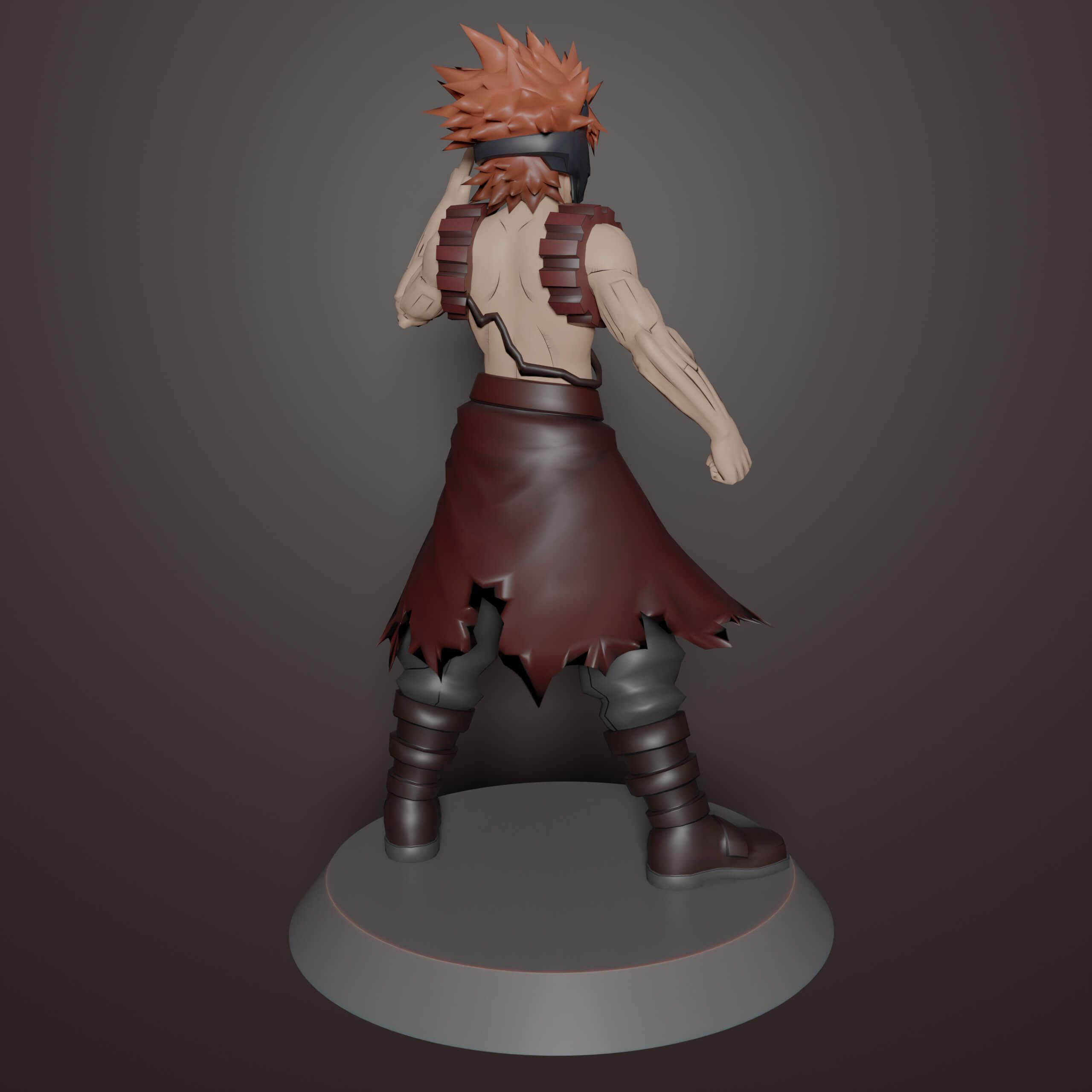 Red Riot - Eijiro Kirishima 3D Model by Moogar