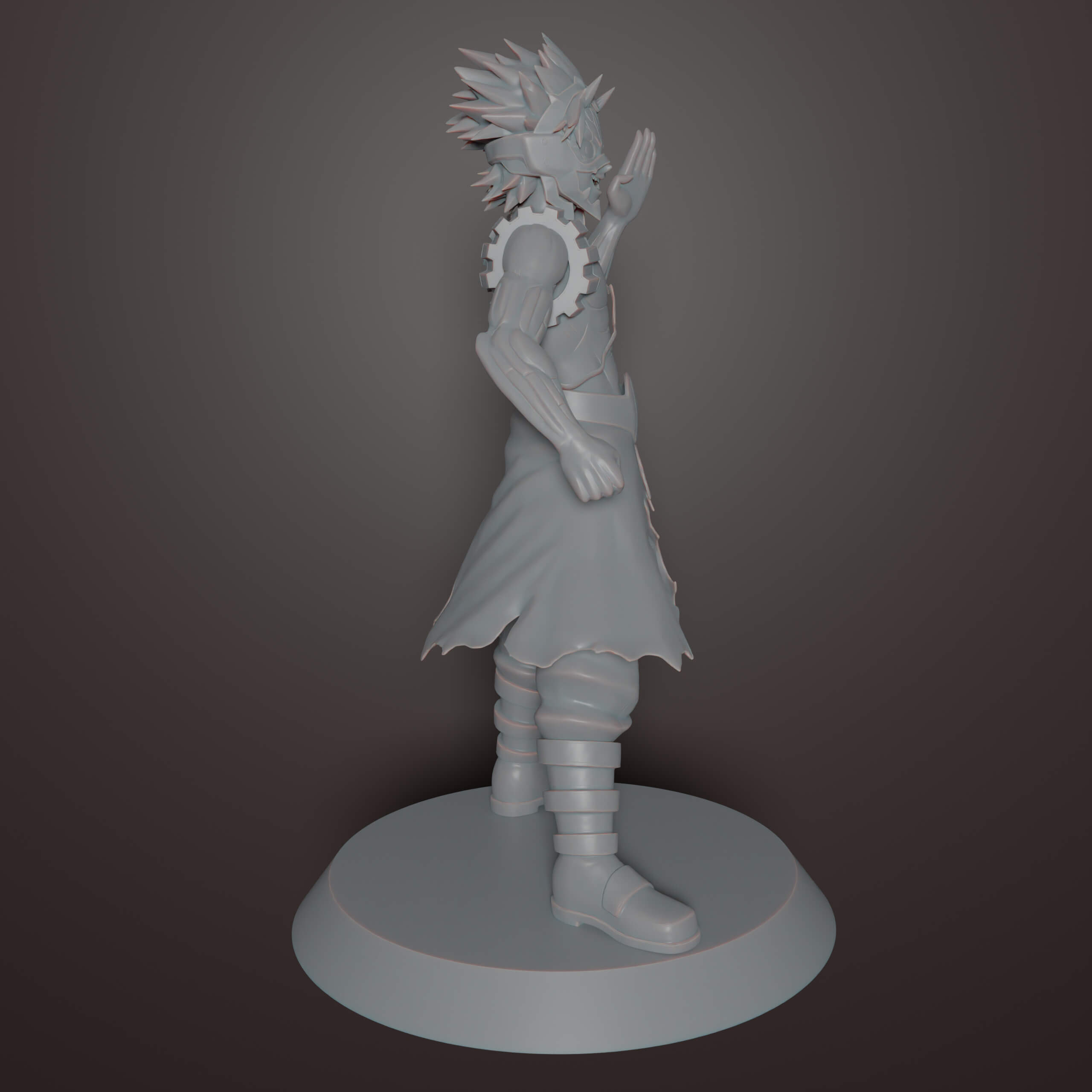 Red Riot - Eijiro Kirishima 3D Model by Moogar