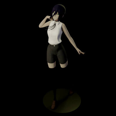 Reze Bomb Girl - 3D Model by Moogar